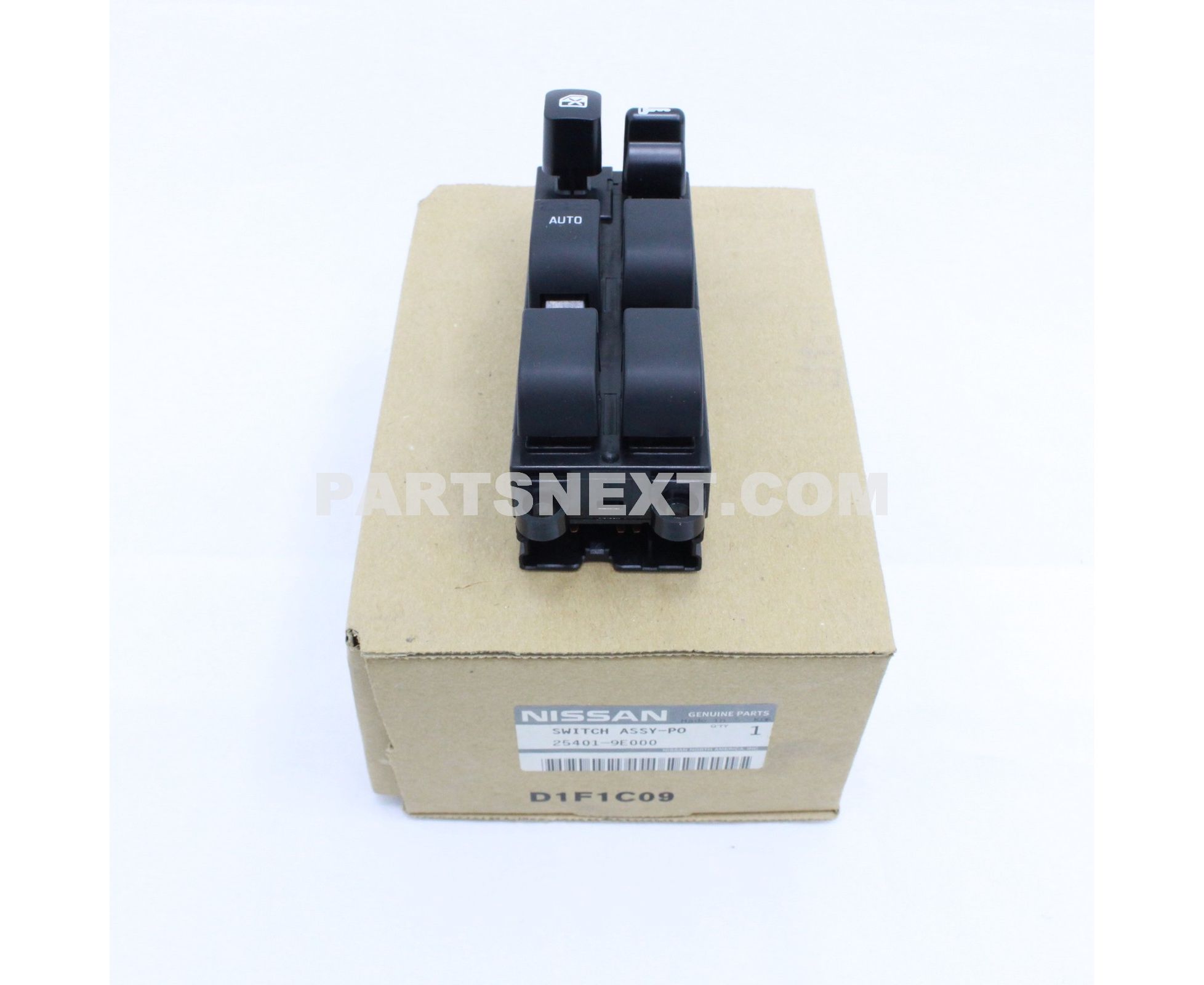 Nissan :: 25401-9E000 SWITCH ASSY-POWER WINDOW,MAIN