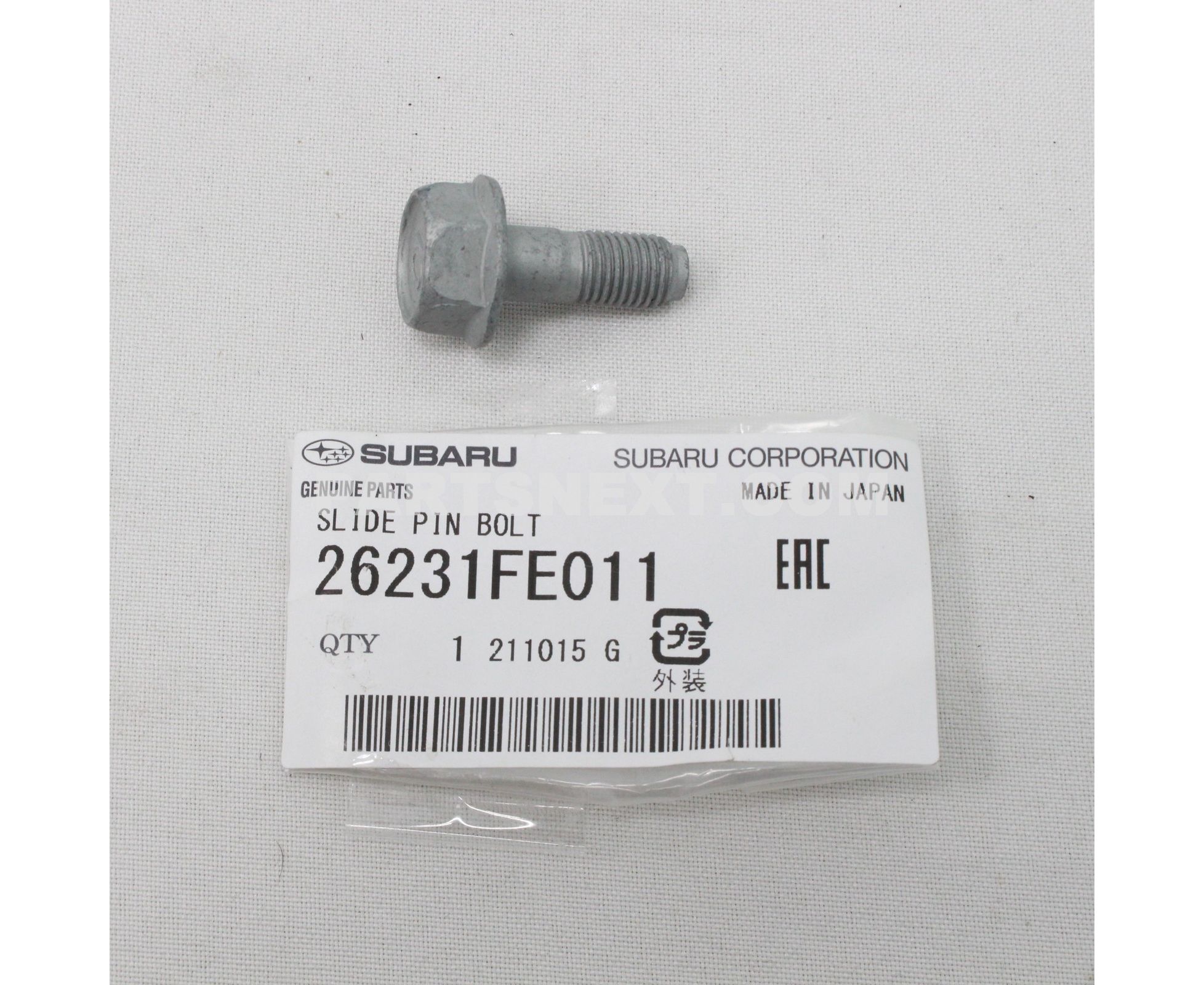 Subaru :: 26231FE011 SLIDE PIN BOLT