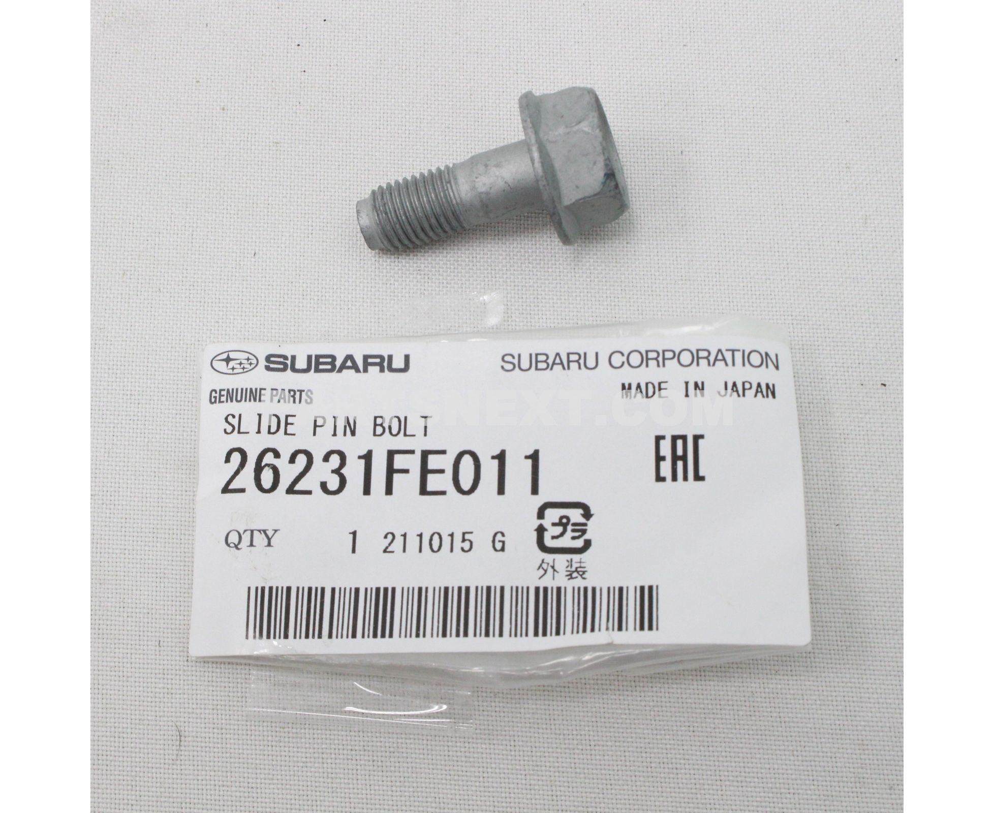 Subaru :: 26231FE011 SLIDE PIN BOLT