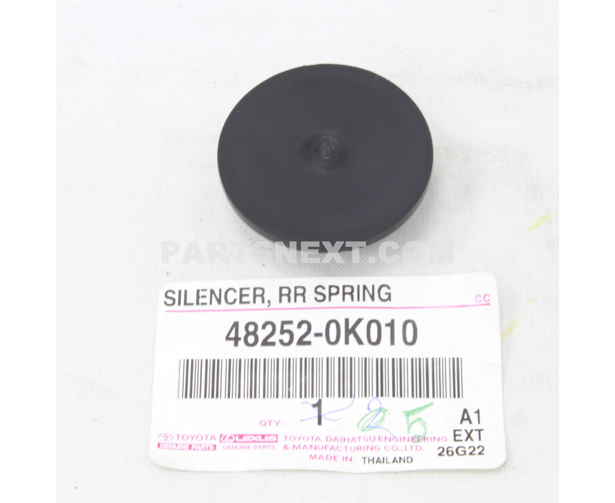 Toyota :: 48252-0K010 SILENCER, REAR SPRING