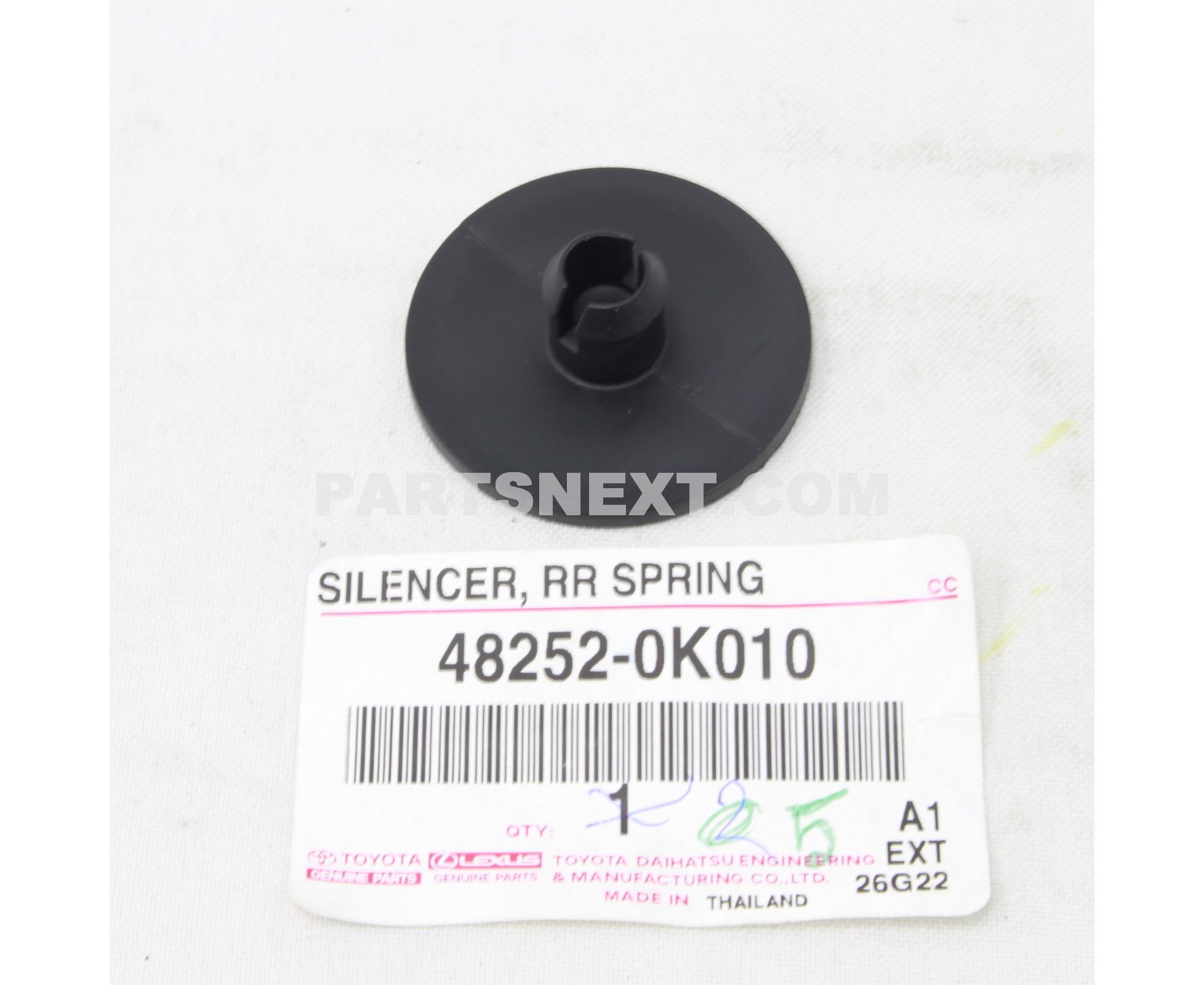 Toyota :: 48252-0K010 SILENCER, REAR SPRING