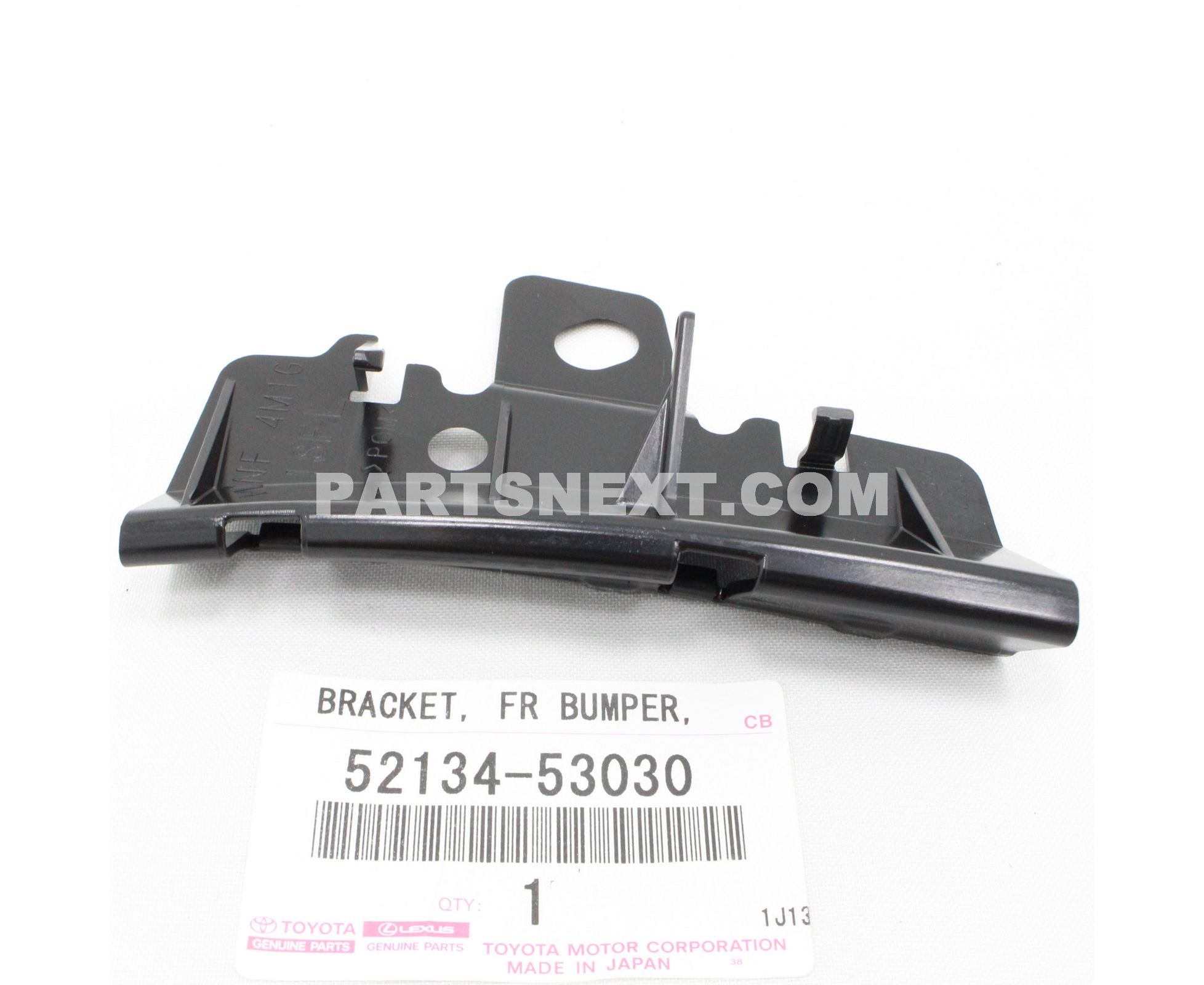 Toyota :: 52134-53030 BRACKET, FRONT BUMPER, LH