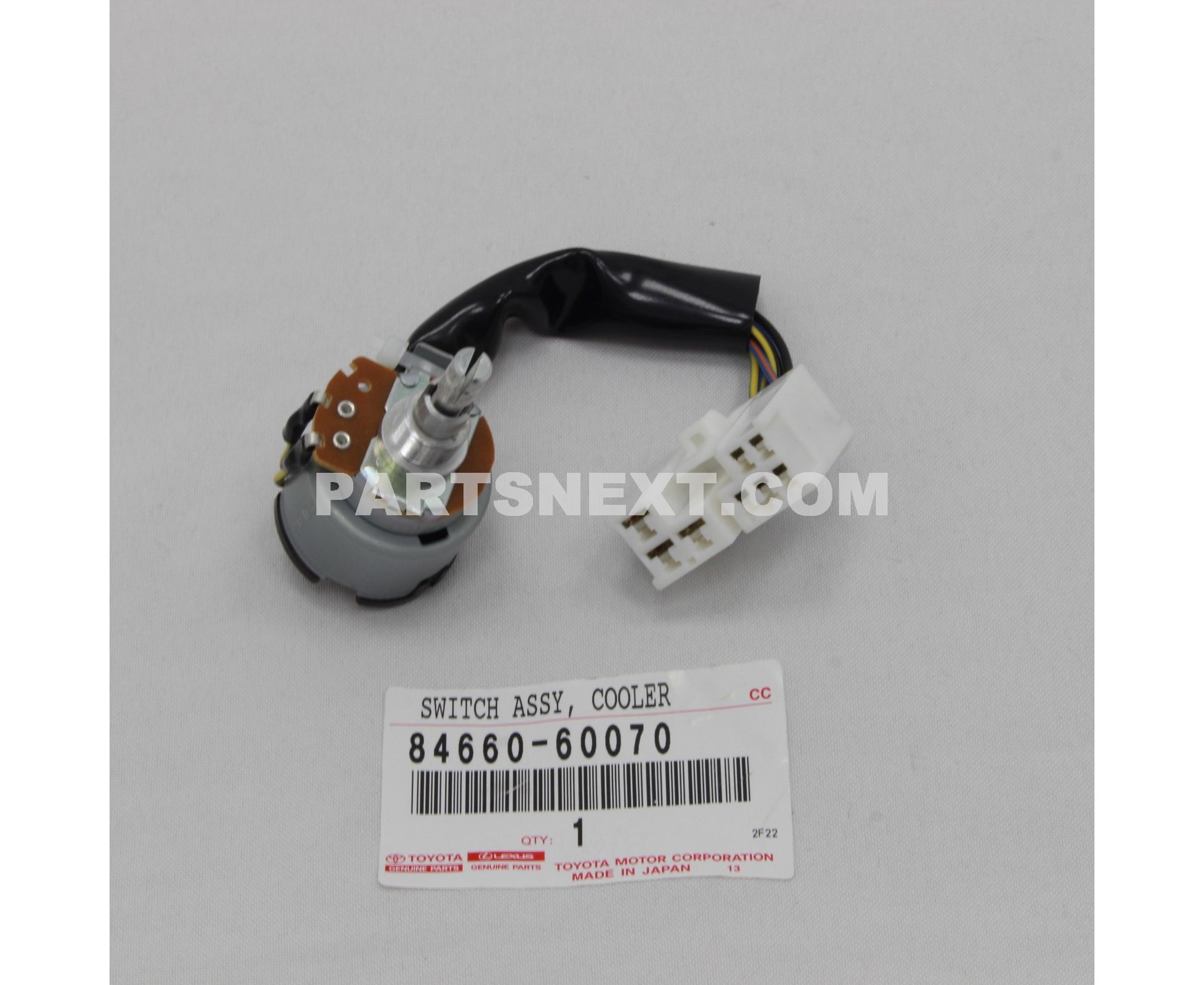 Toyota :: 84660-60070 SWITCH ASSY, HEATER BLOWER