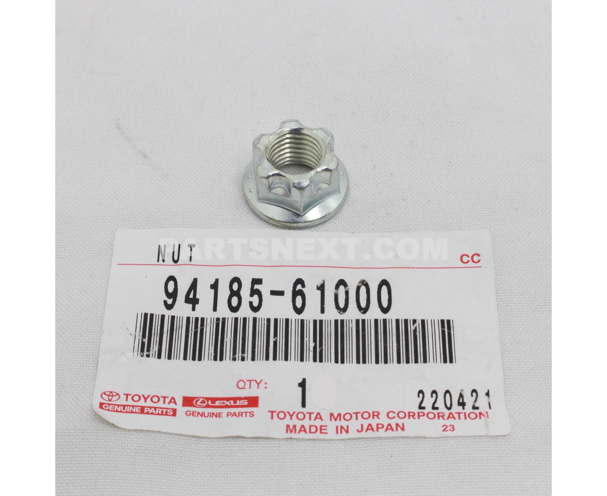 Toyota :: 94185-61000 NUT,LOCK