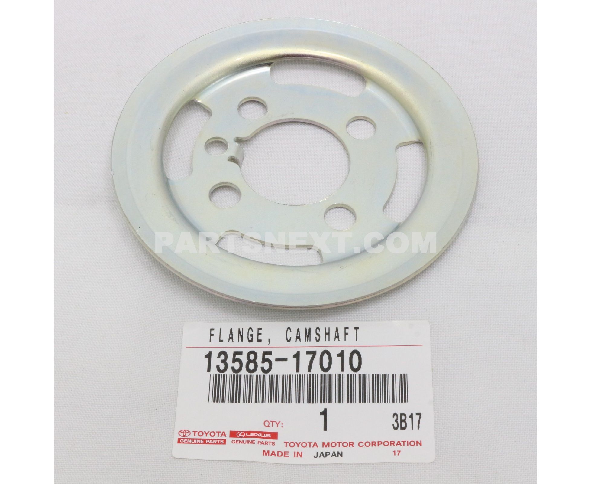 Toyota :: 13585-17010 FLANGE, CAMSHAFT TIMING PULLEY, NO.1