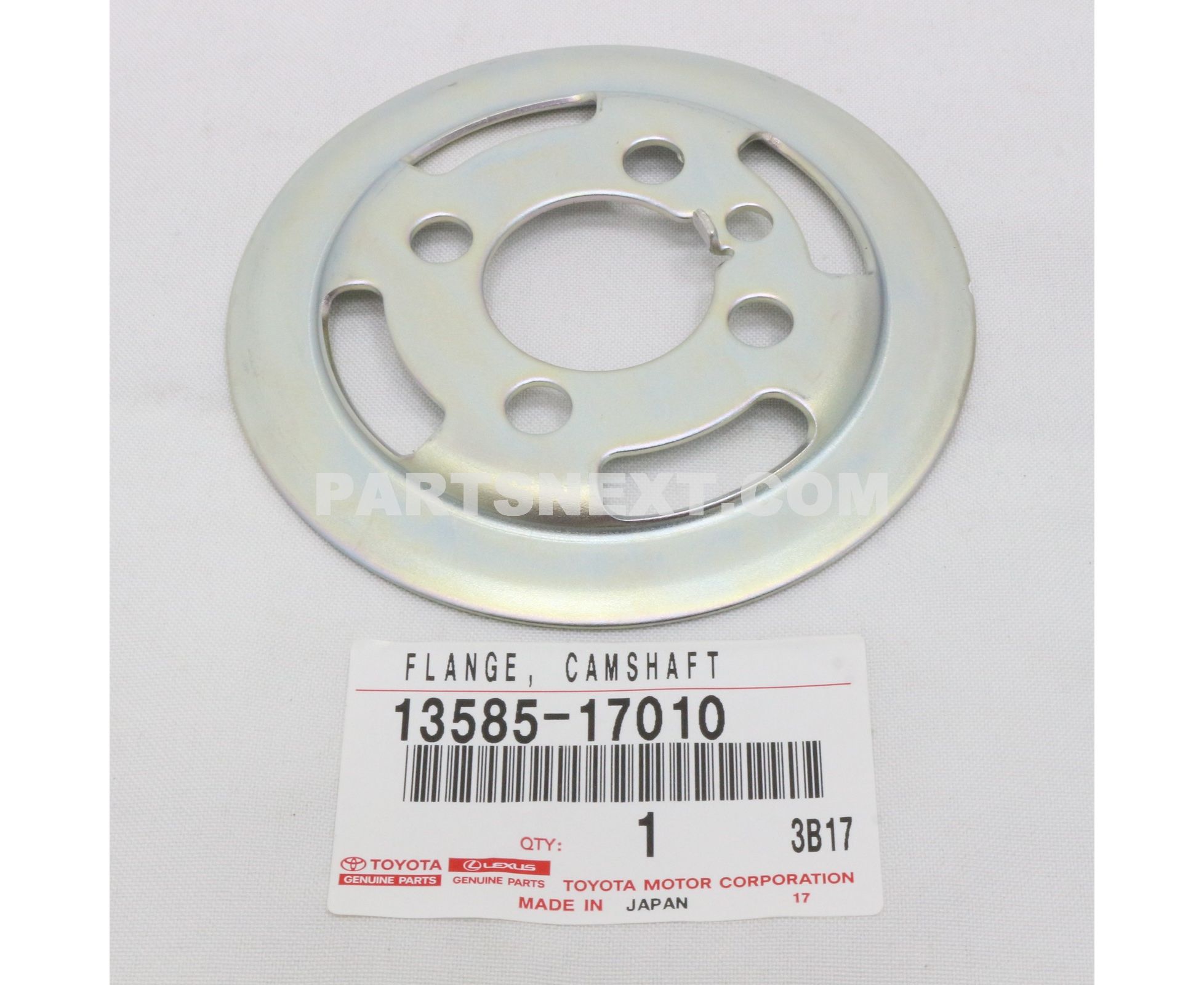 Toyota :: 13585-17010 FLANGE, CAMSHAFT TIMING PULLEY, NO.1