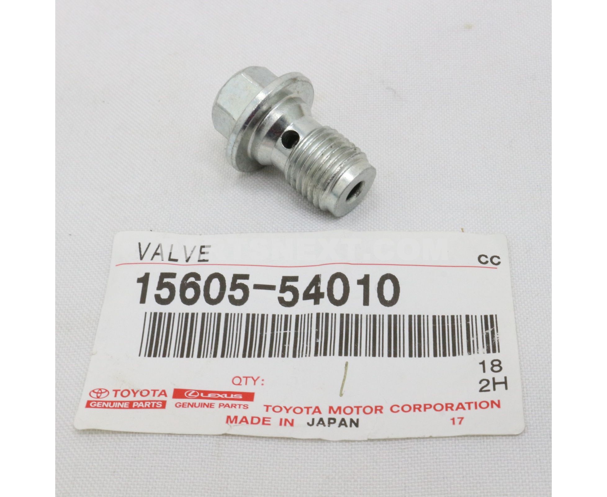Toyota :: 15605-54010 VALVE SUB-ASSY, OIL CHECK