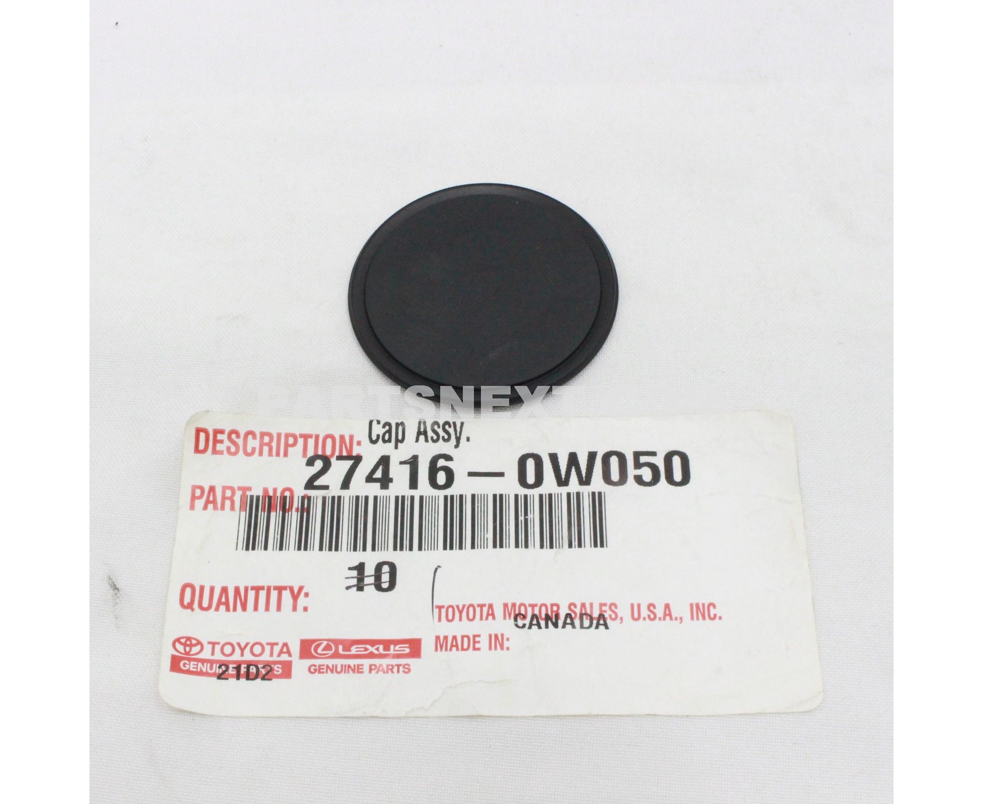 Toyota :: 27416-0W050 CAP, ALTERNATOR PULLEY