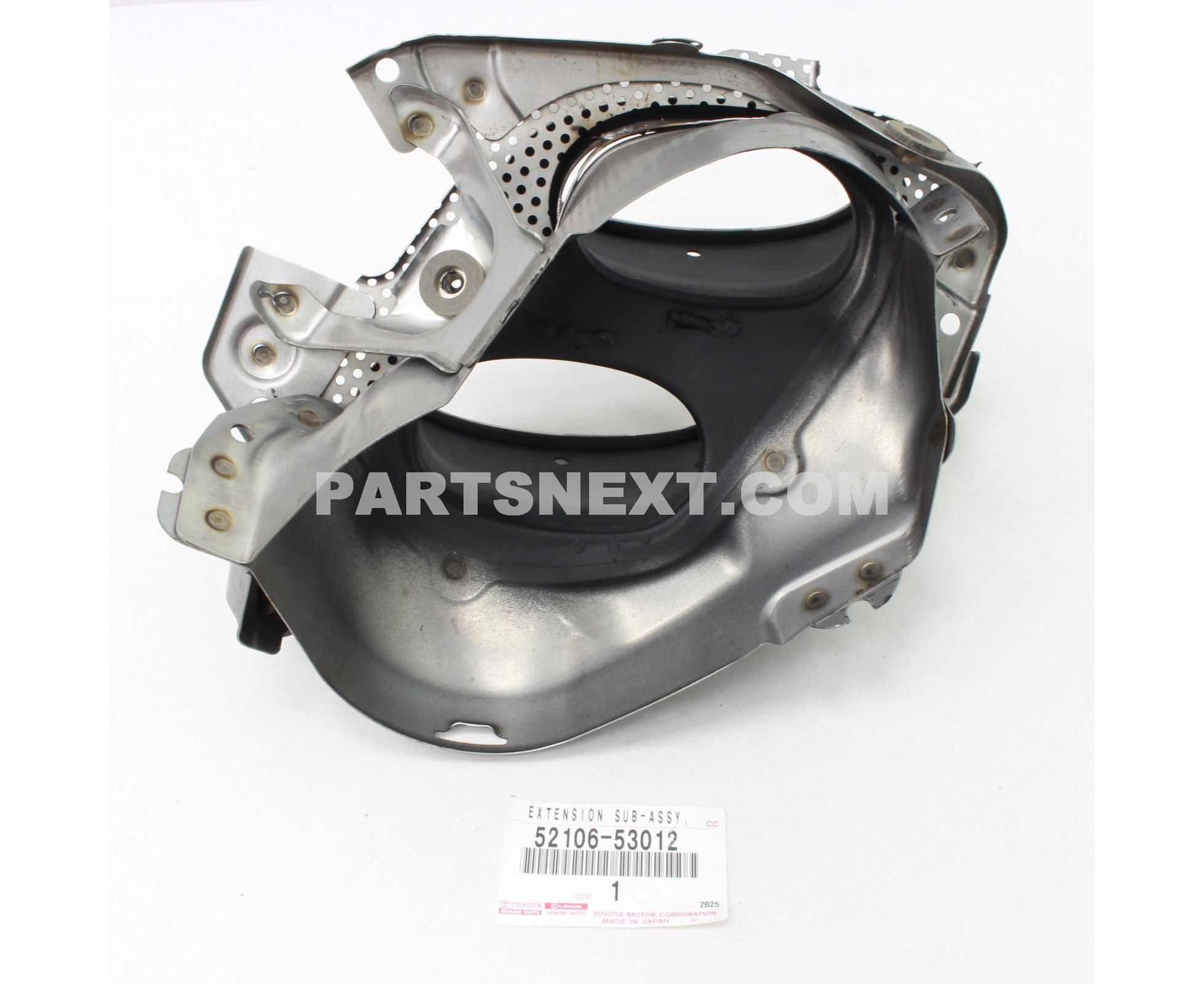 Toyota :: 52106-53012 EXTENSION, REAR BUMPER, RH