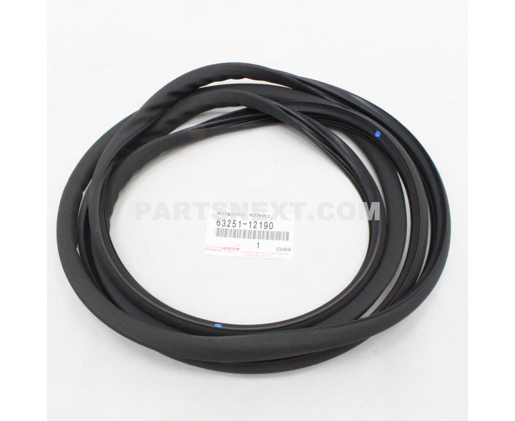 Toyota :: 63251-12190 WEATHERSTRIP, SLIDING ROOF