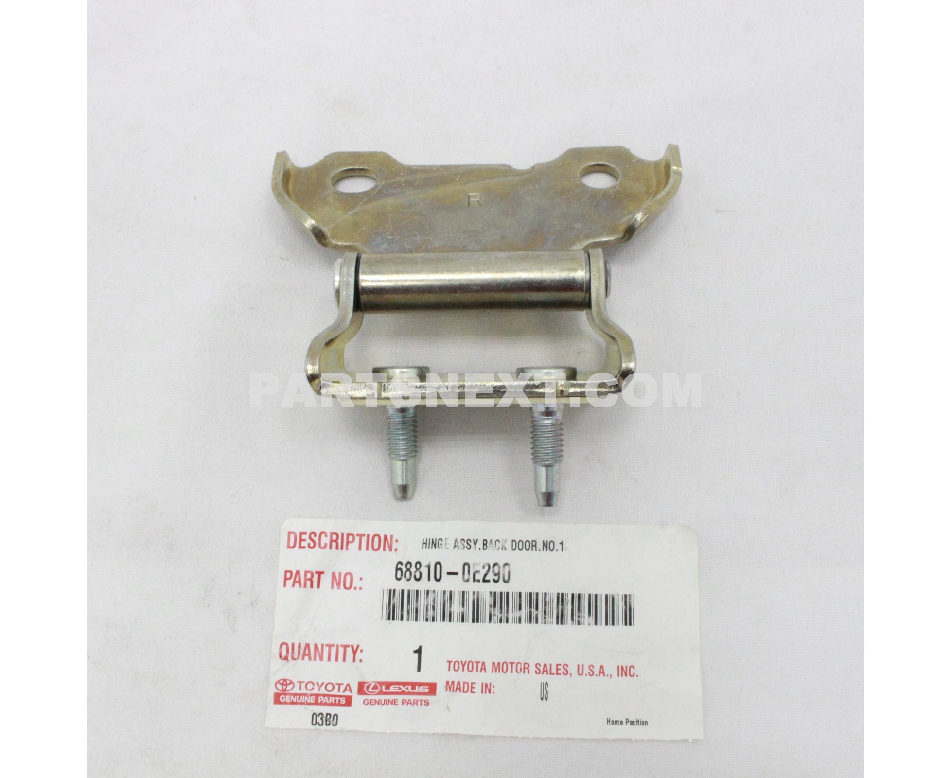 Toyota :: 68810-0E290 HINGE ASSY BACK