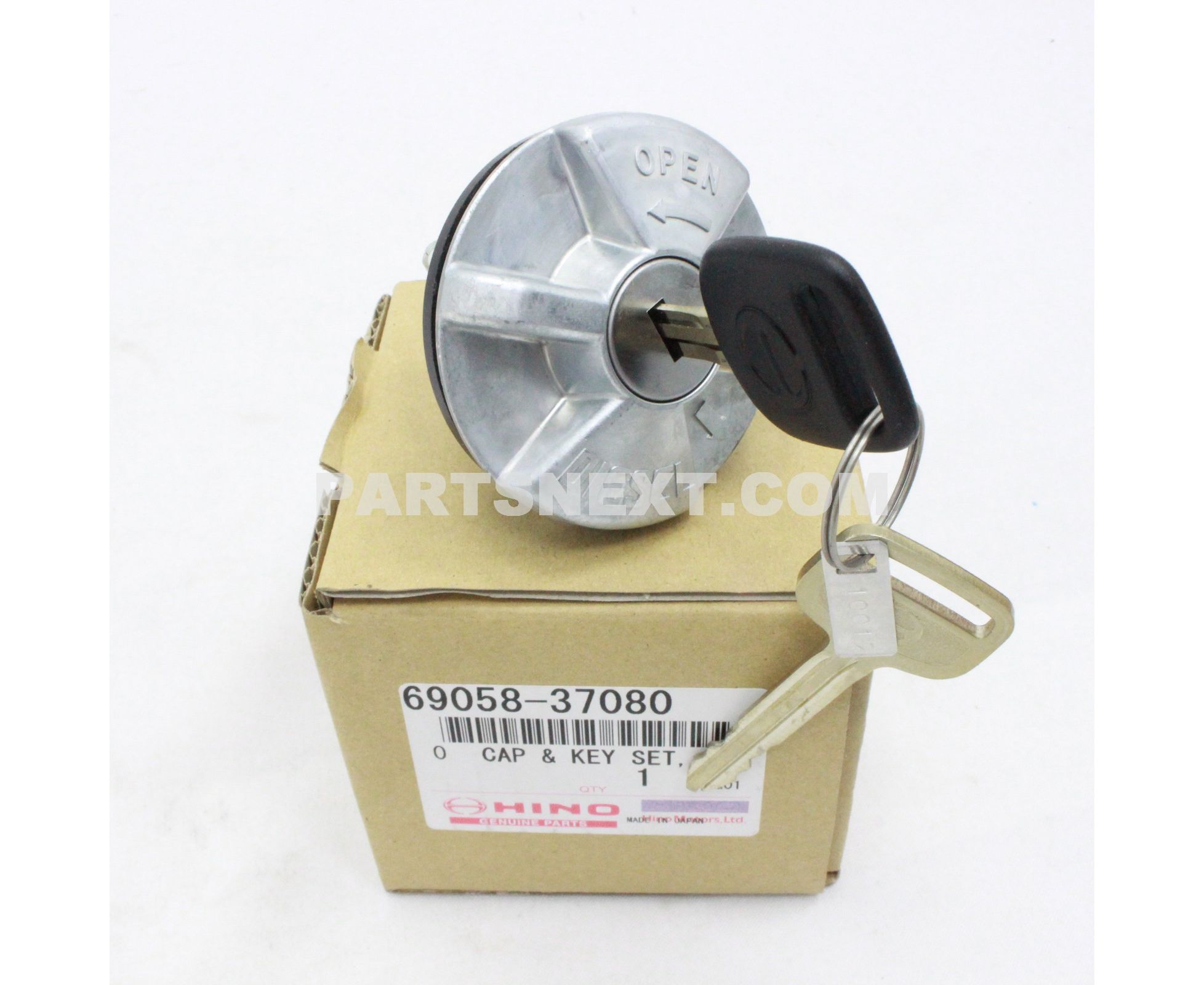 Toyota :: 69058-37080 CYLINDER & KEY SET, FUEL TANK FILLER