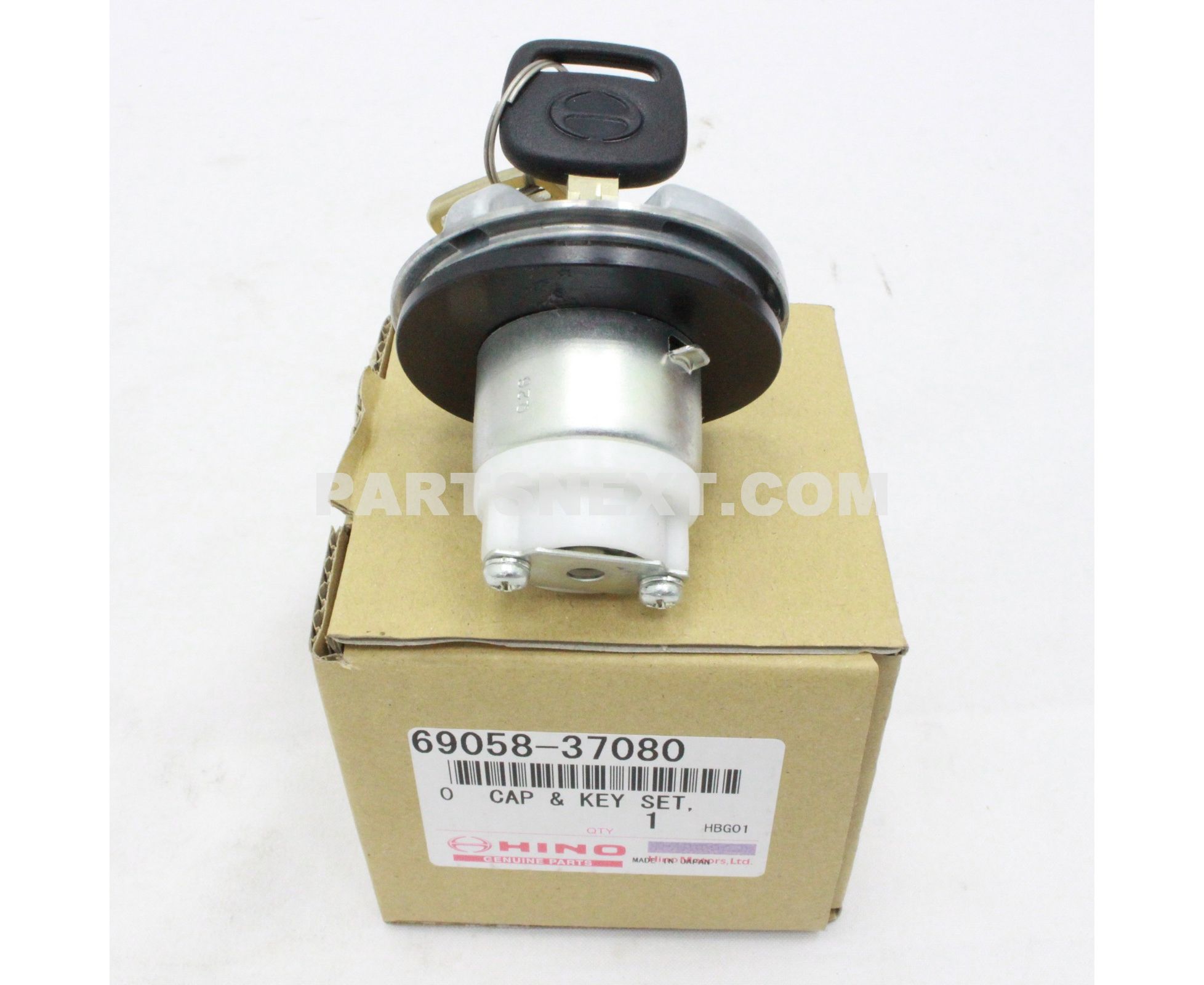 Toyota :: 69058-37080 CYLINDER & KEY SET, FUEL TANK FILLER