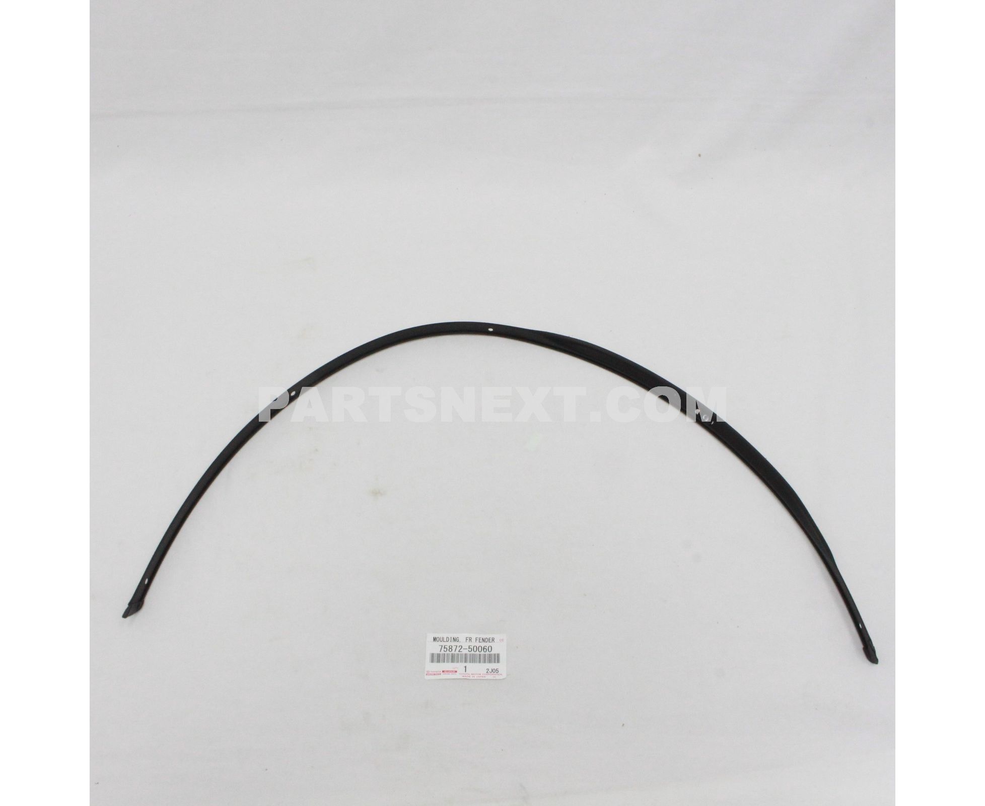 Toyota :: 75872-50060 MOULDING, FRONT FENDER WHEEL OPENING, LH