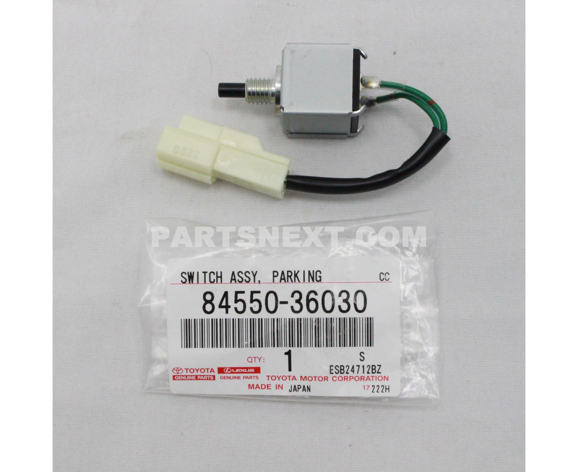 Toyota :: 84550-36030 SWITCH ASSY, PARKING BRAKE