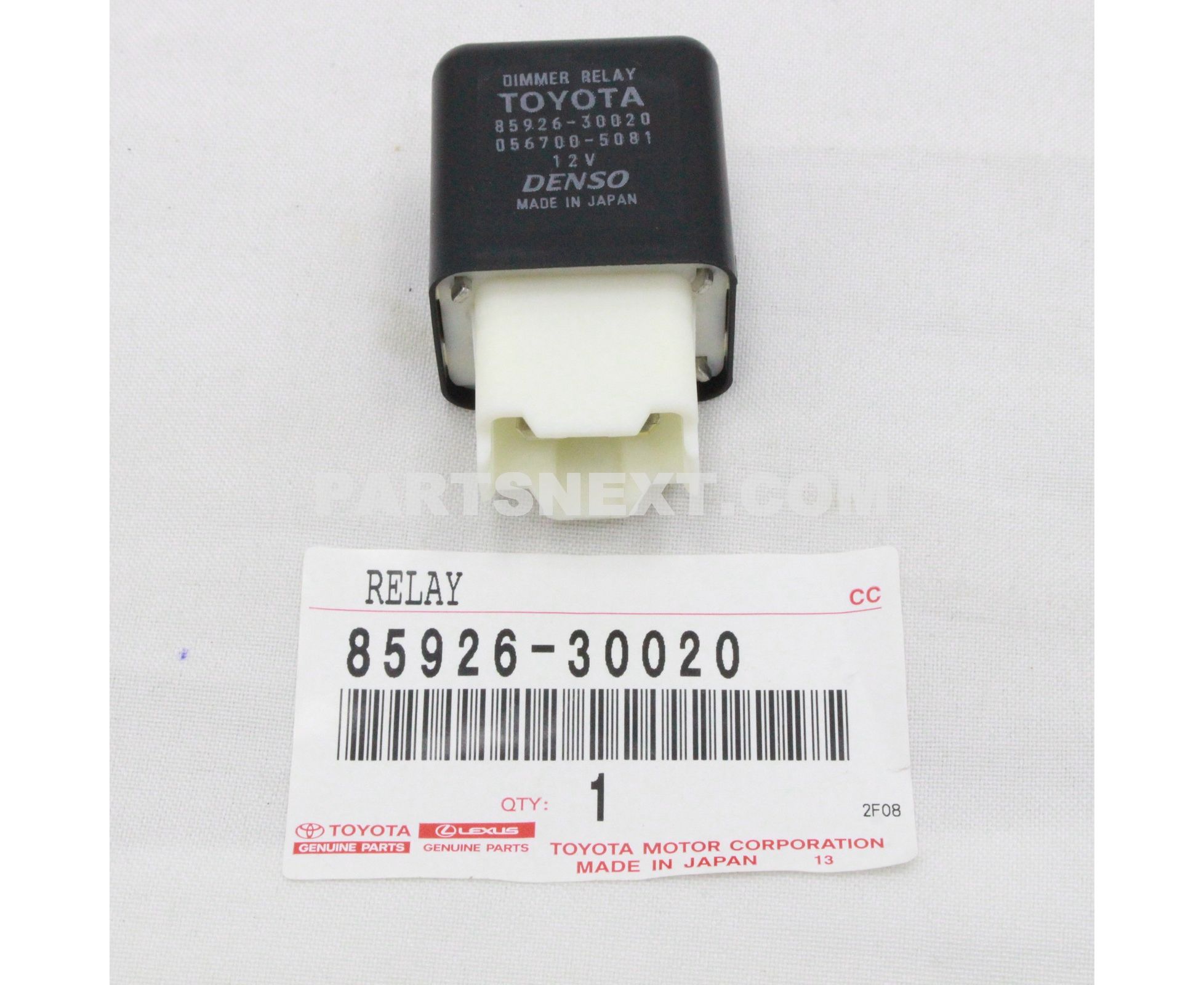 Toyota :: 85926-30020 RELAY ASSY, COOLER