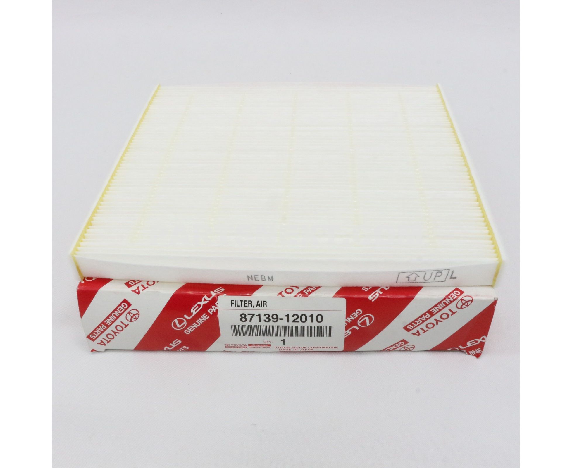 Toyota :: 87139-12010 ELEMENT, AIR REFINER