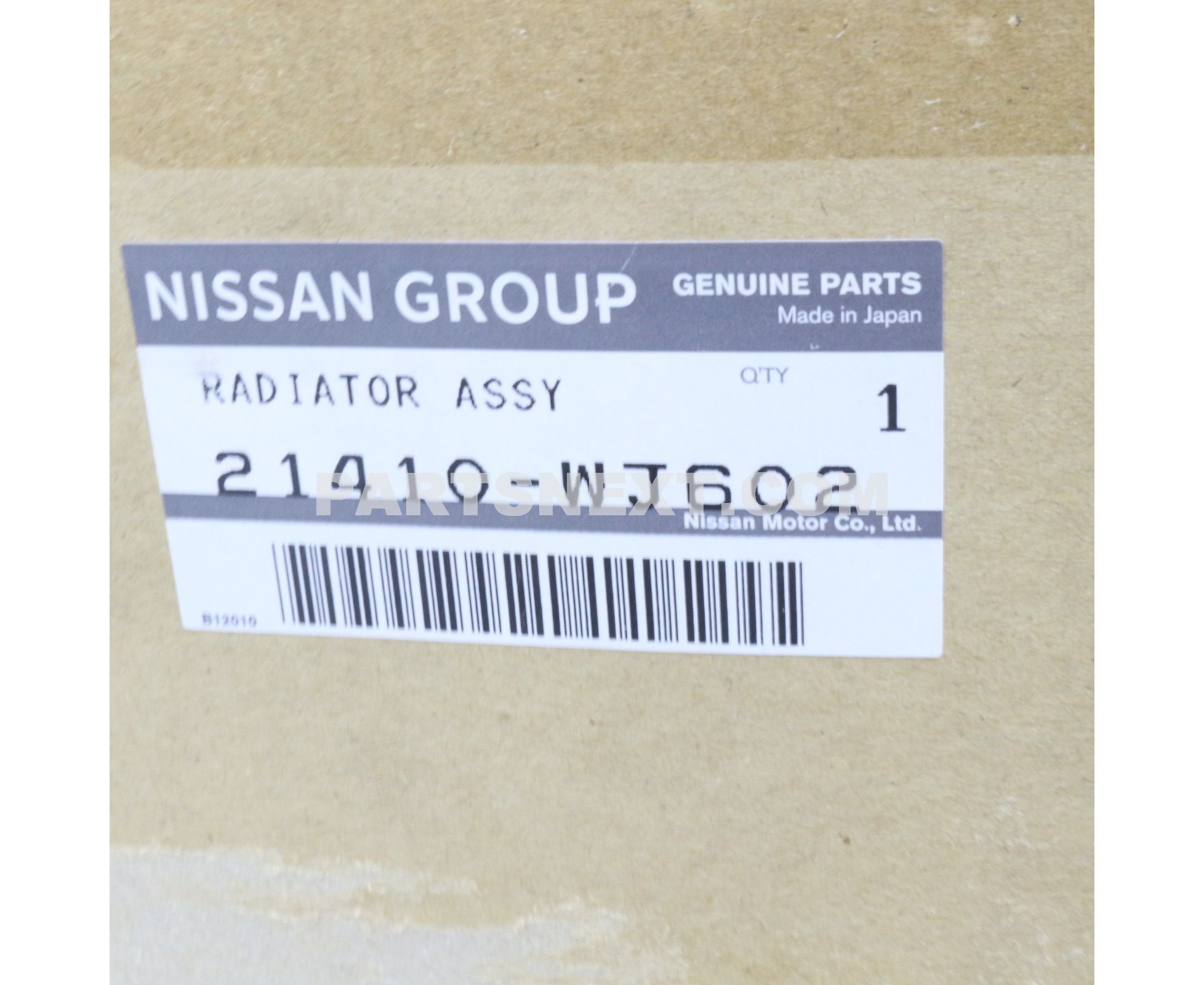 Nissan :: 21410-WJ602 RADIATOR ASSY