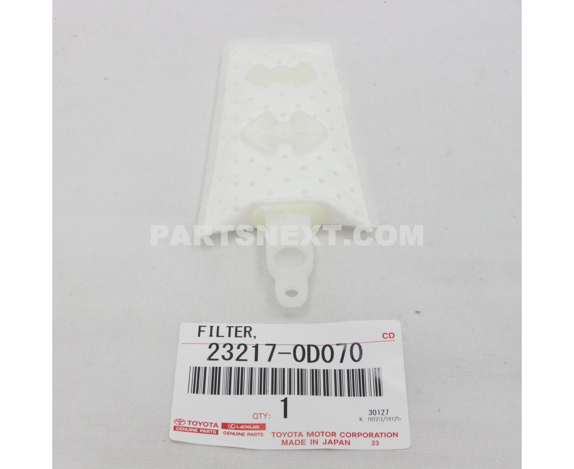 Toyota :: 23217-0D070 FILTER, FUEL PUMP