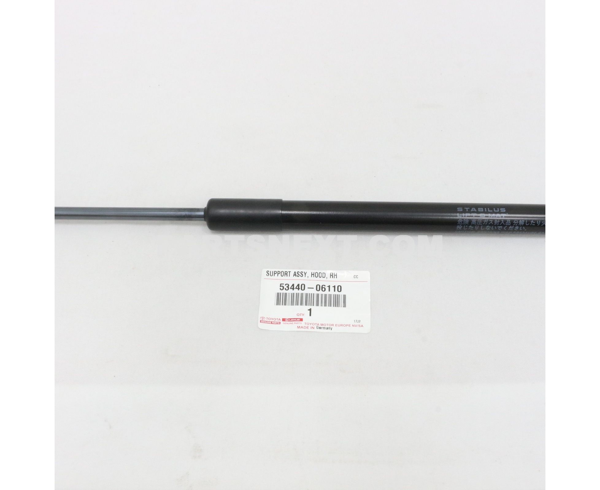 Toyota :: 53440-06110 SUPPORT ASSY, HOOD, RH