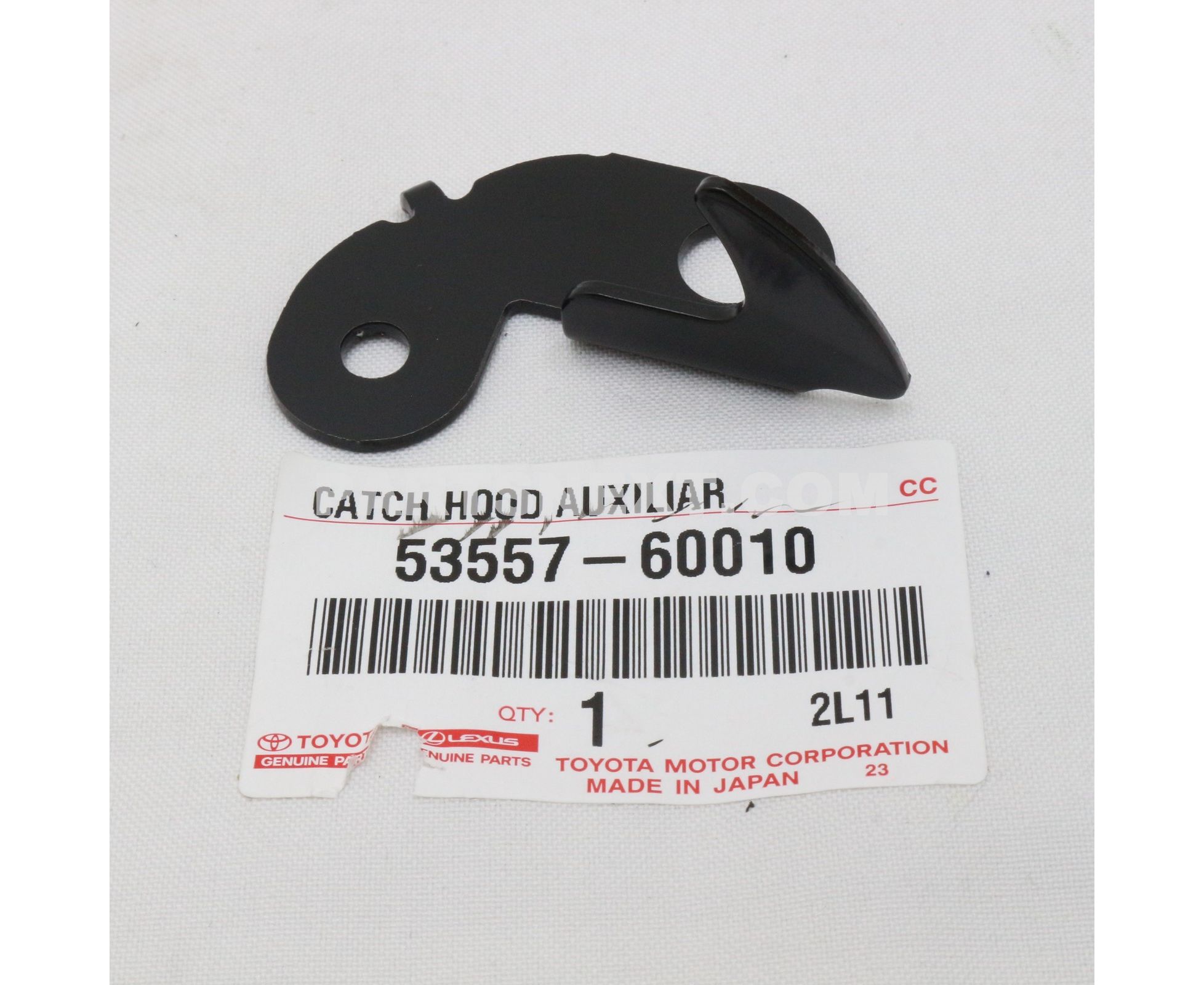 Toyota :: 53557-60010 CATCH, HOOD AUXILIARY HOOK