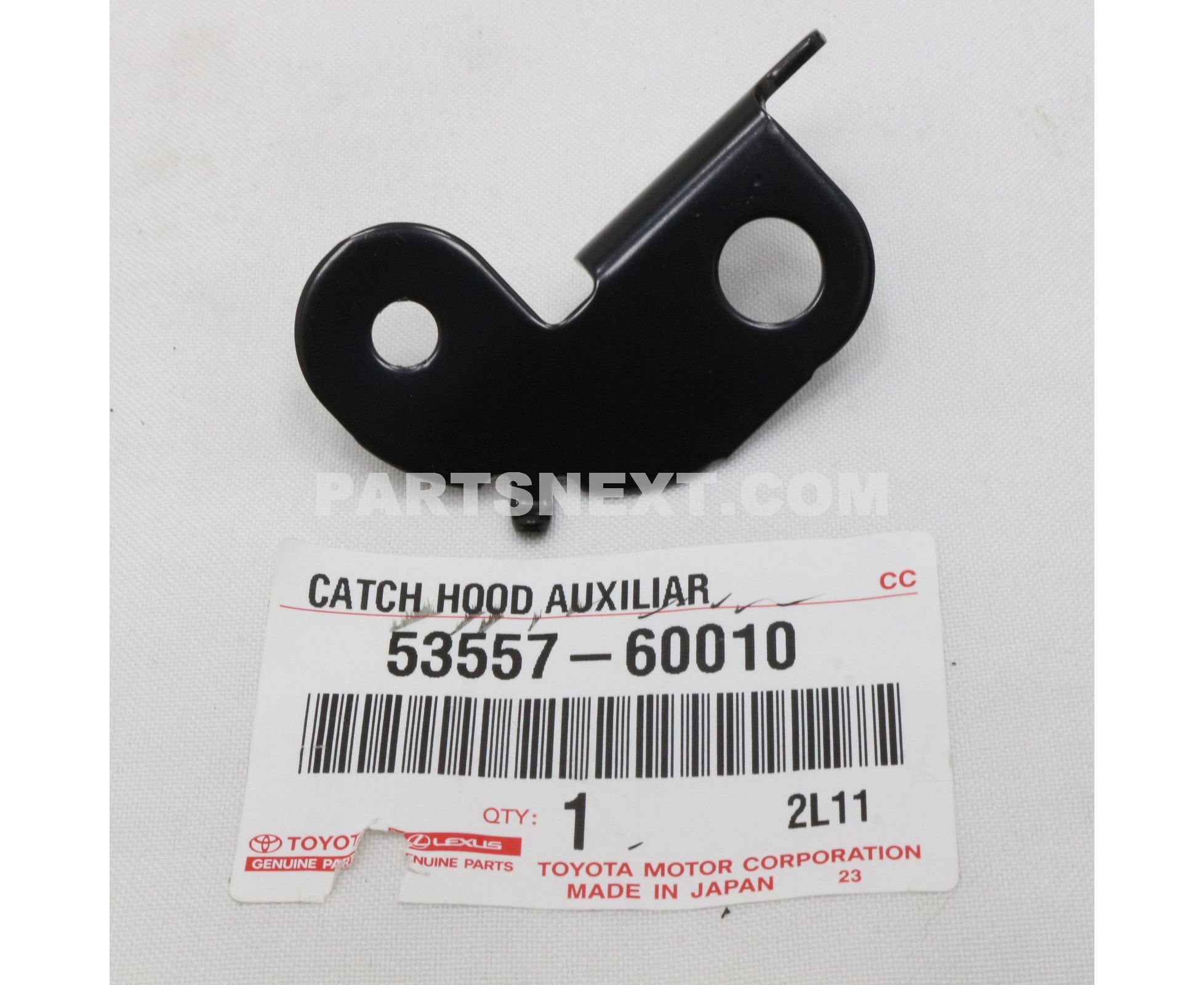Toyota :: 53557-60010 CATCH, HOOD AUXILIARY HOOK
