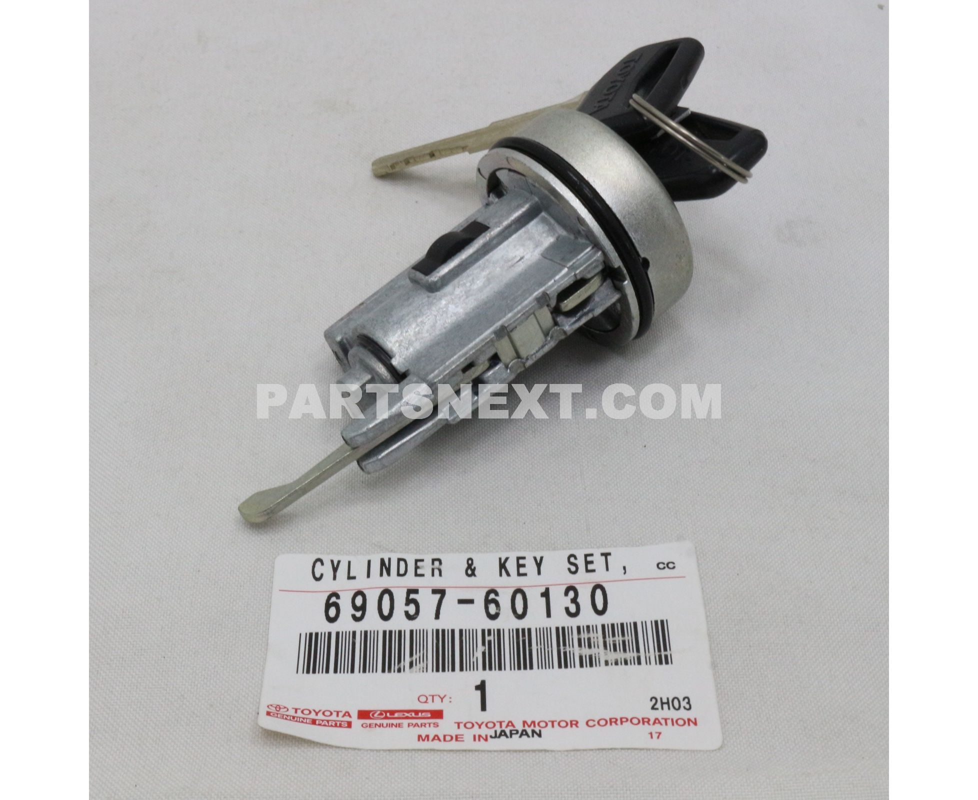Toyota :: 69057-60130 CYLINDER & KEY SET, IGNITION SWITCH LOCK