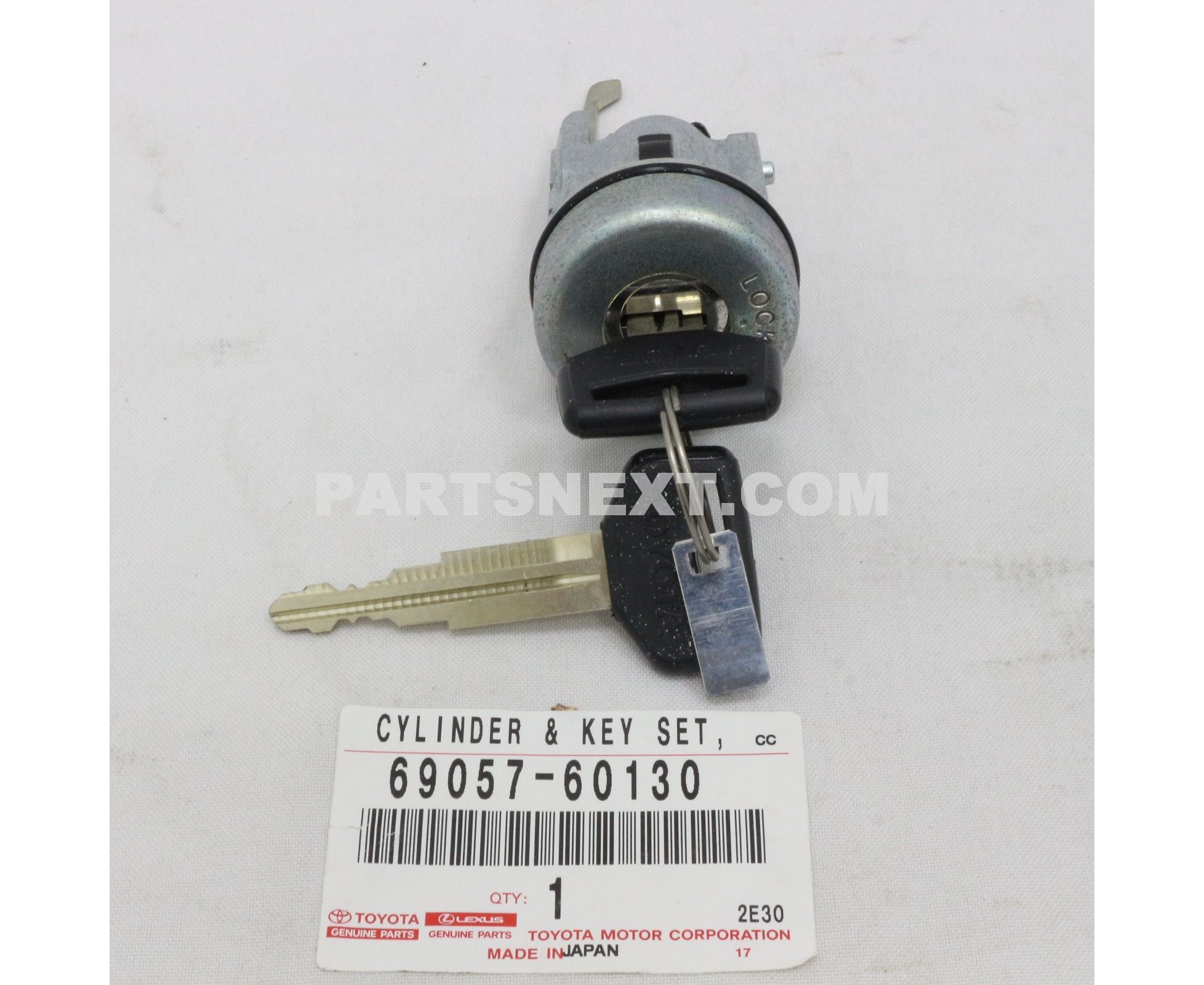 Toyota :: 69057-60130 CYLINDER & KEY SET, IGNITION SWITCH LOCK