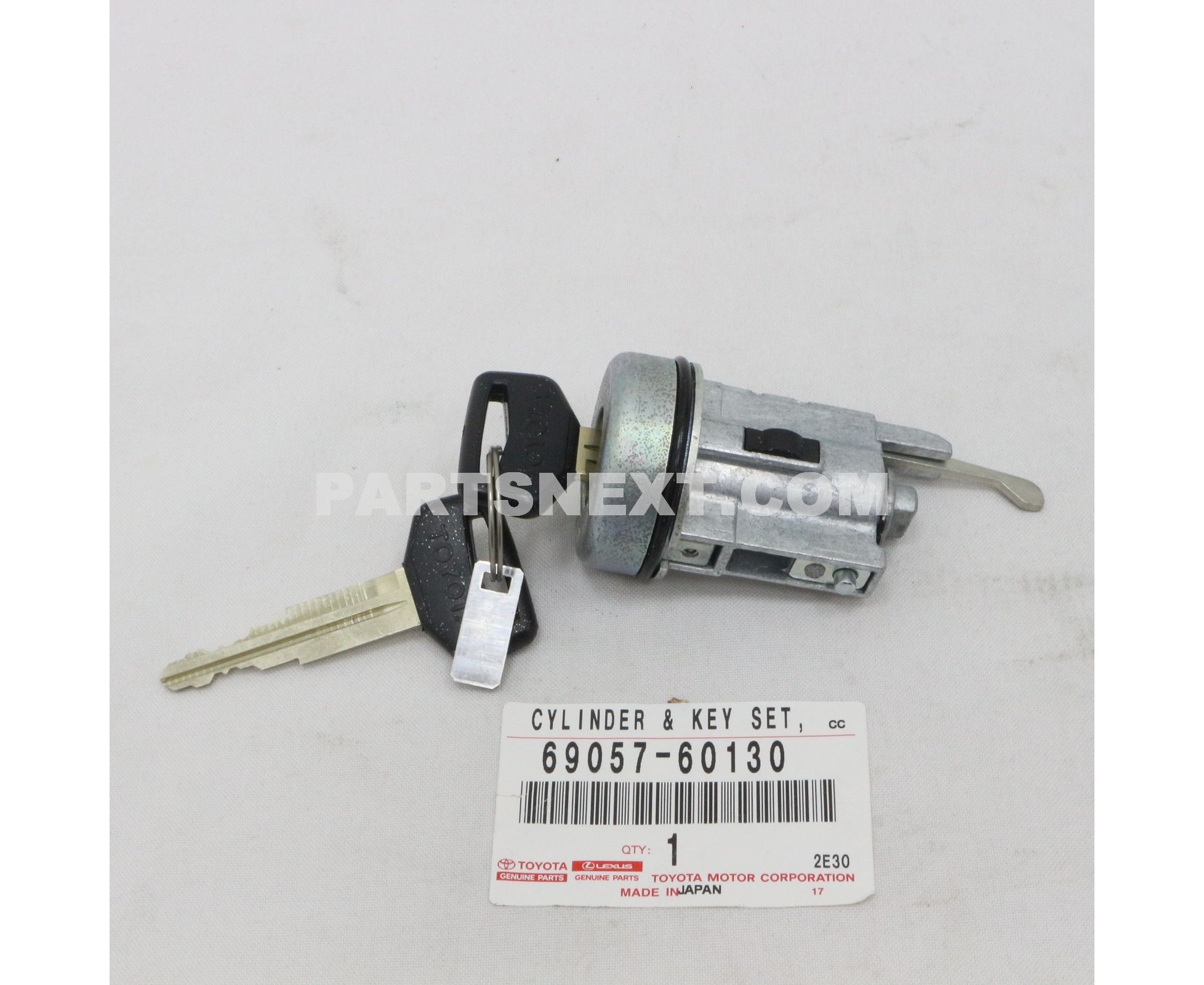 Toyota :: 69057-60130 CYLINDER & KEY SET, IGNITION SWITCH LOCK