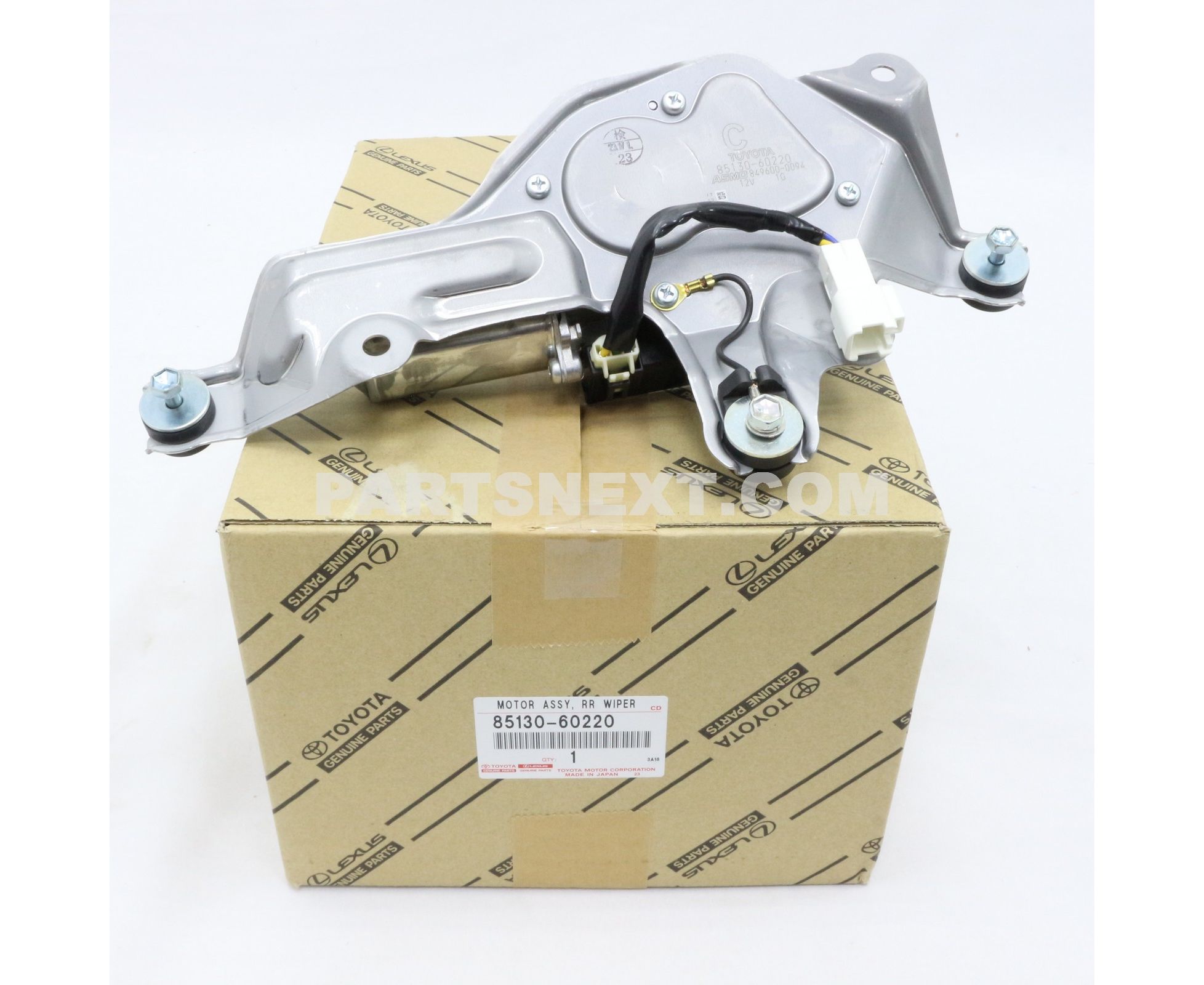 Toyota :: 85130-60220 MOTOR ASSY, REAR WIPER