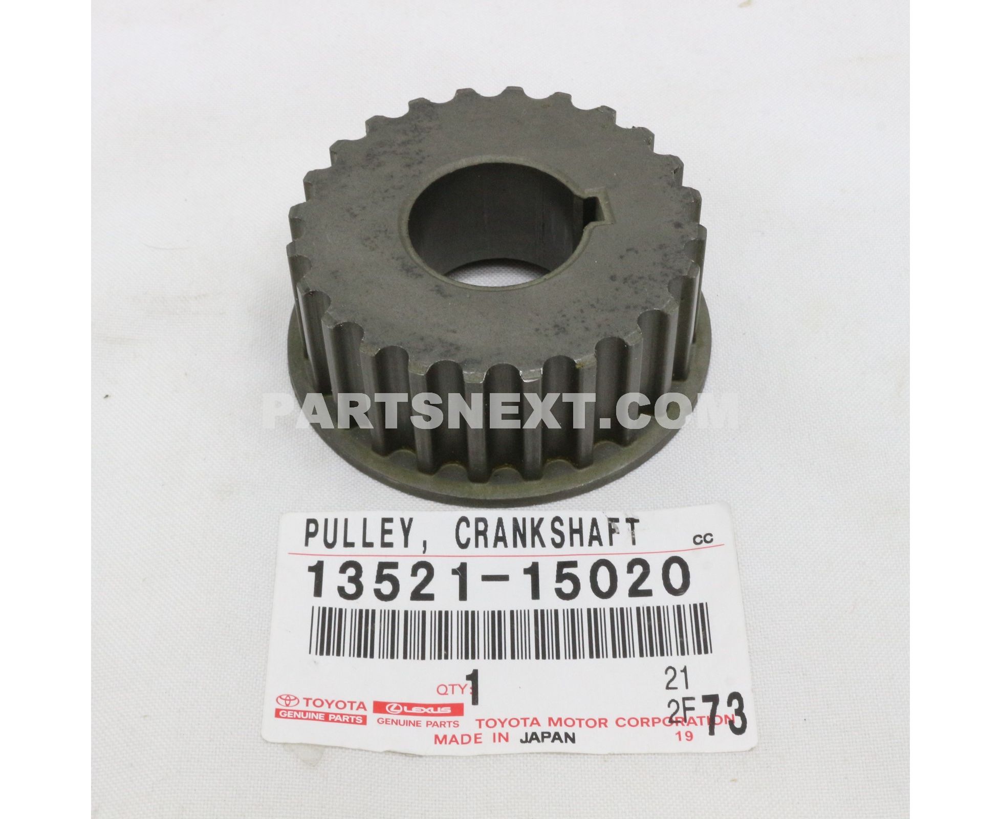 Toyota :: 13521-15020 PULLEY, CRANKSHAFT TIMING