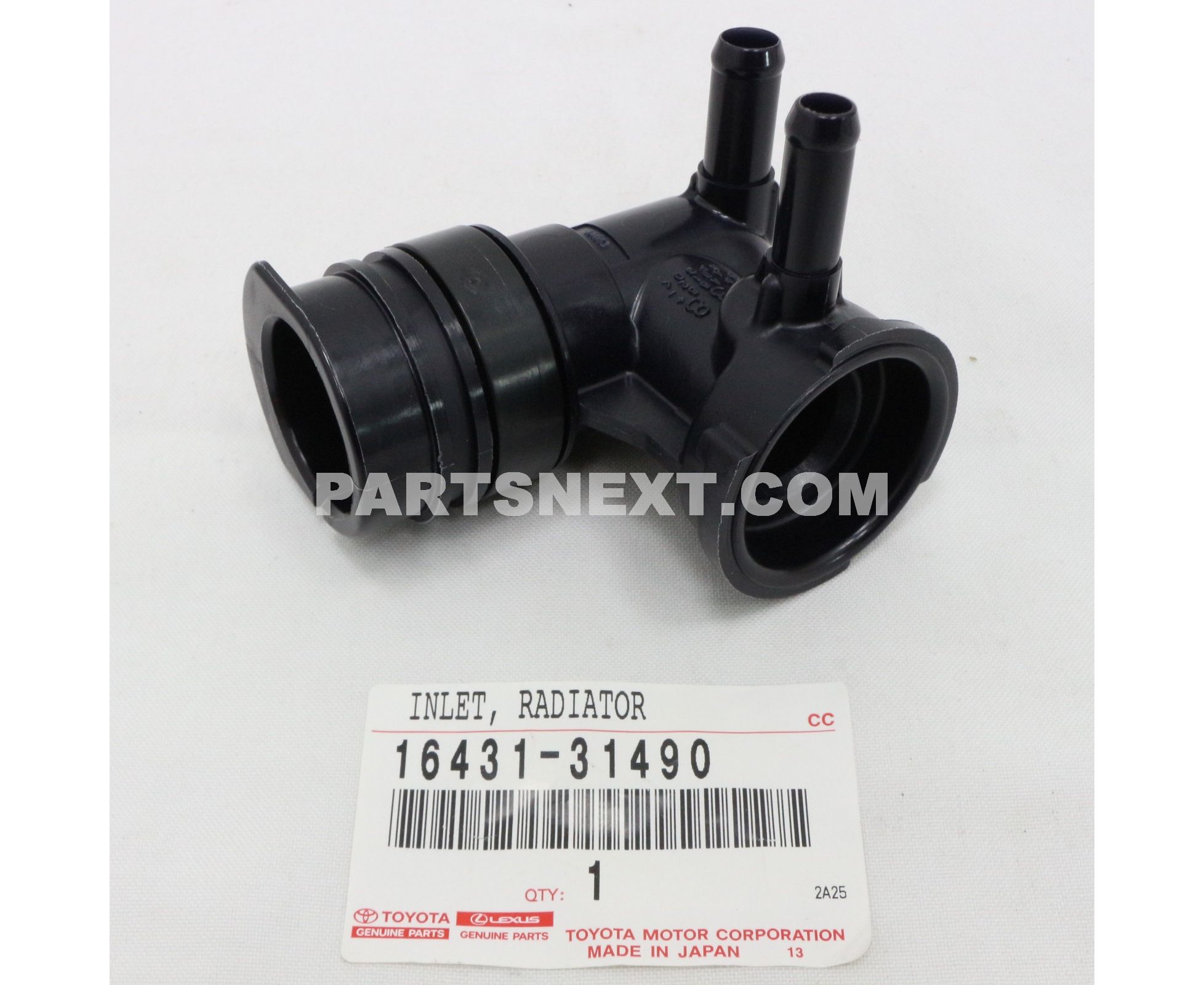 Toyota :: 16431-31490 INLET, RADIATOR WATER