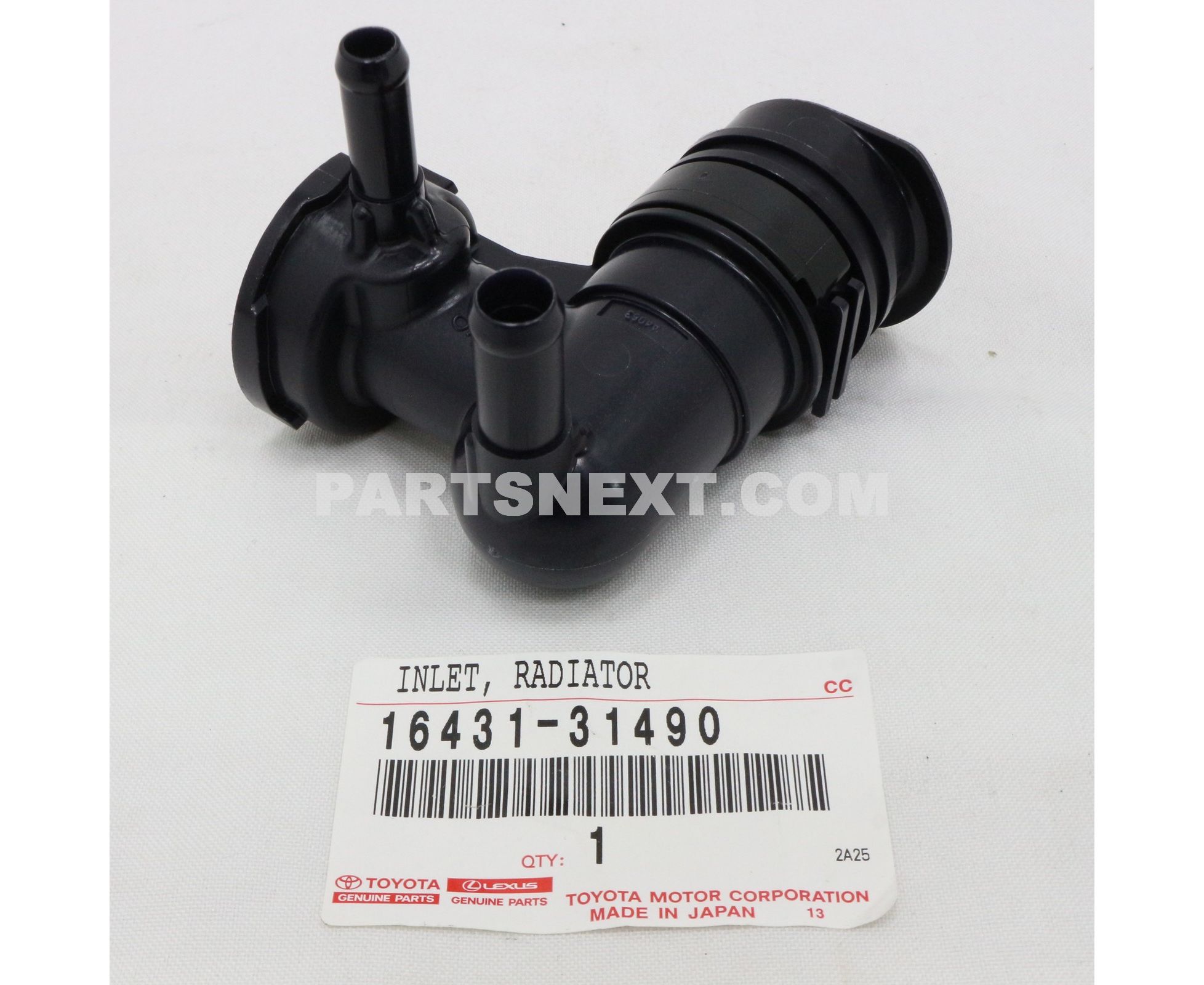 Toyota :: 16431-31490 INLET, RADIATOR WATER