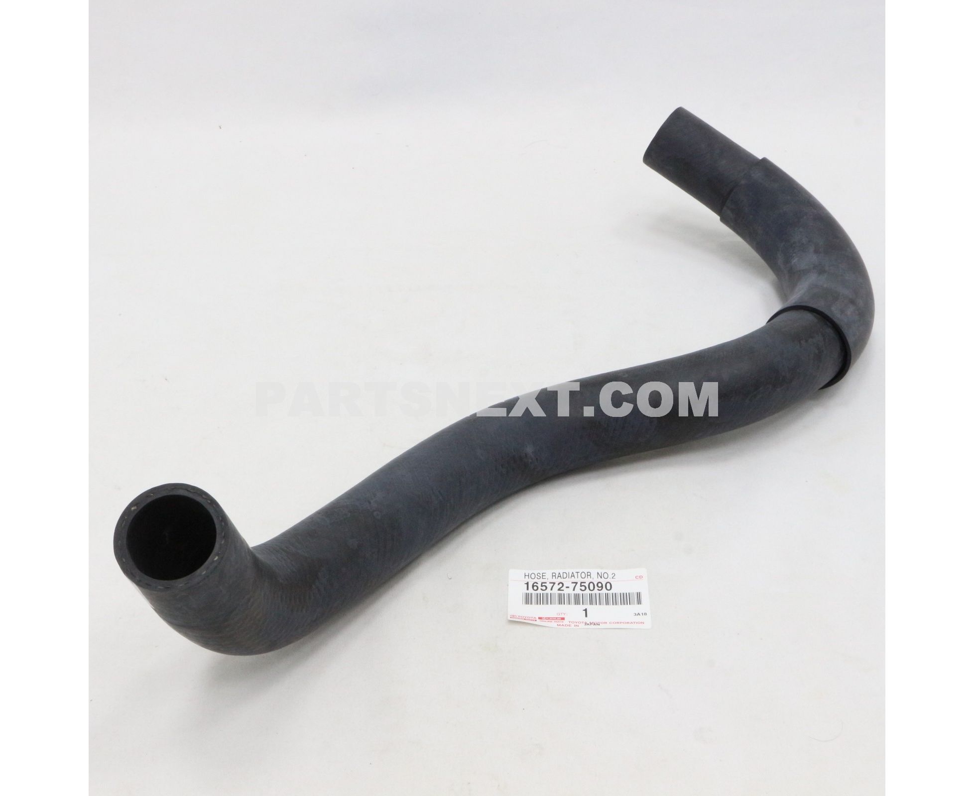 Toyota :: 16572-75090 HOSE, RADIATOR, NO.2