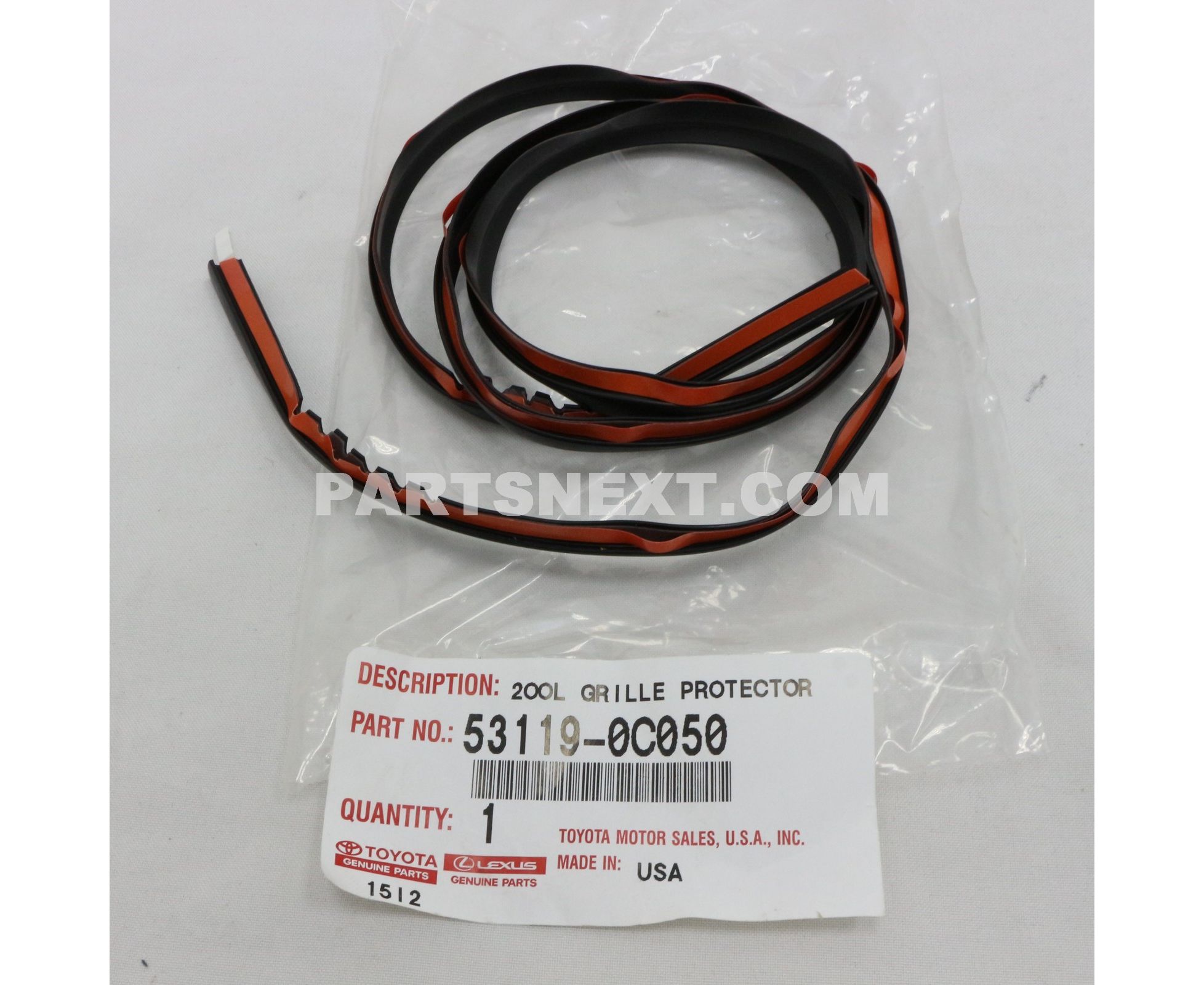 Toyota :: 53119-0C050 PROTECTOR, RADIATOR GRILLE