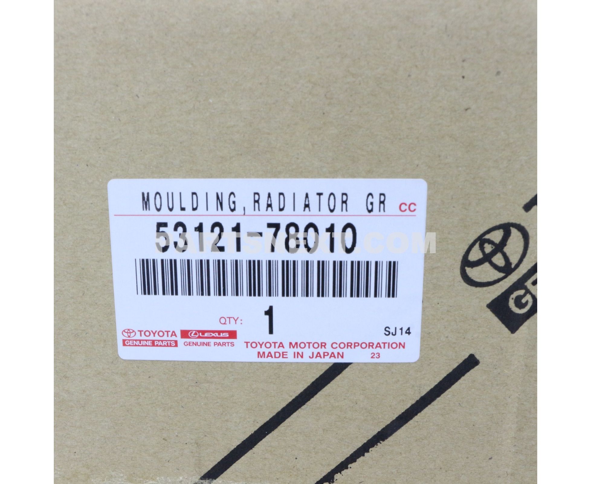 Toyota :: 53121-78010 MOULDING, RADIATOR GRILLE