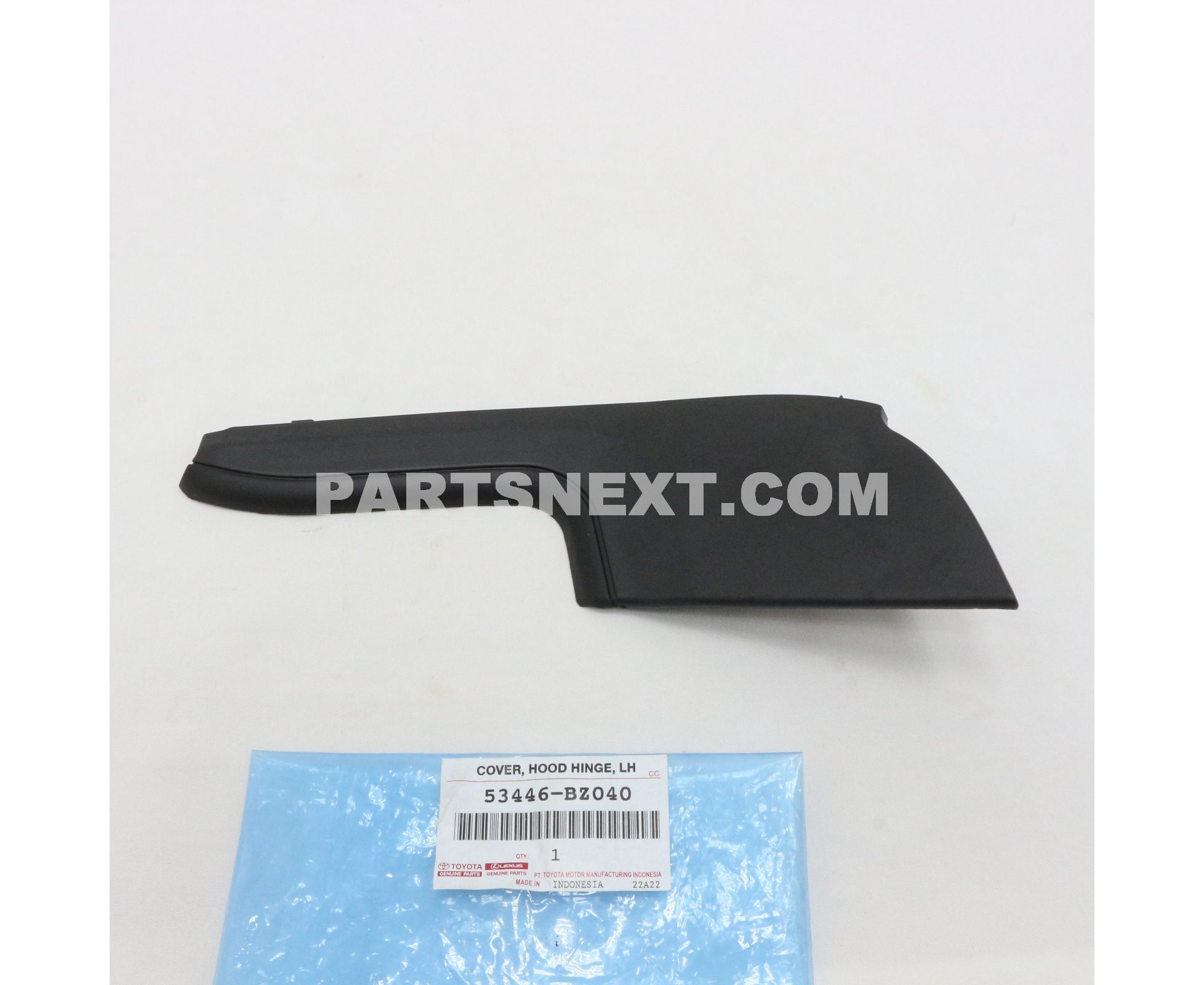 Toyota :: 53446-BZ040 COVER HOOD HINGE L