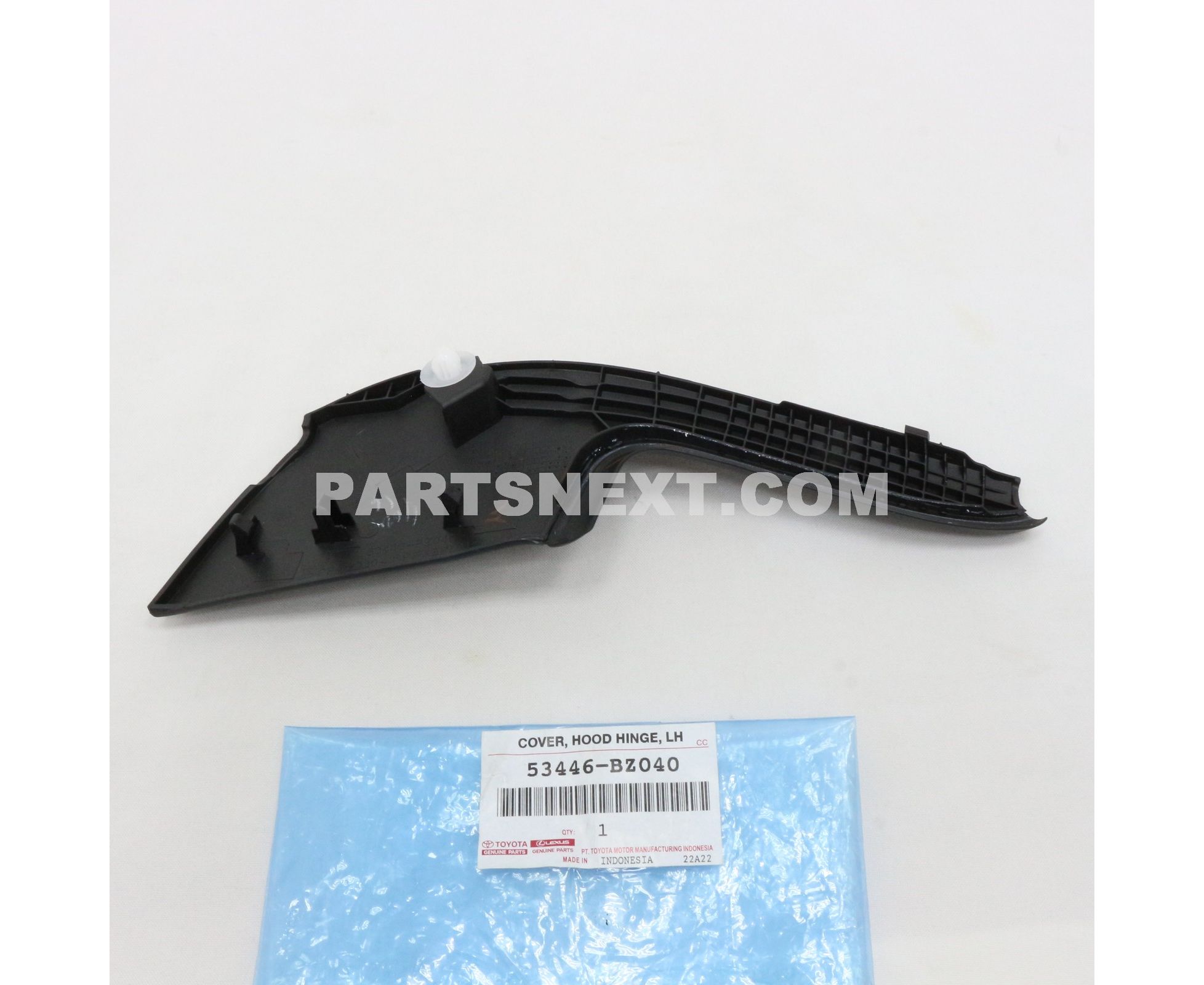 Toyota :: 53446-BZ040 COVER HOOD HINGE L
