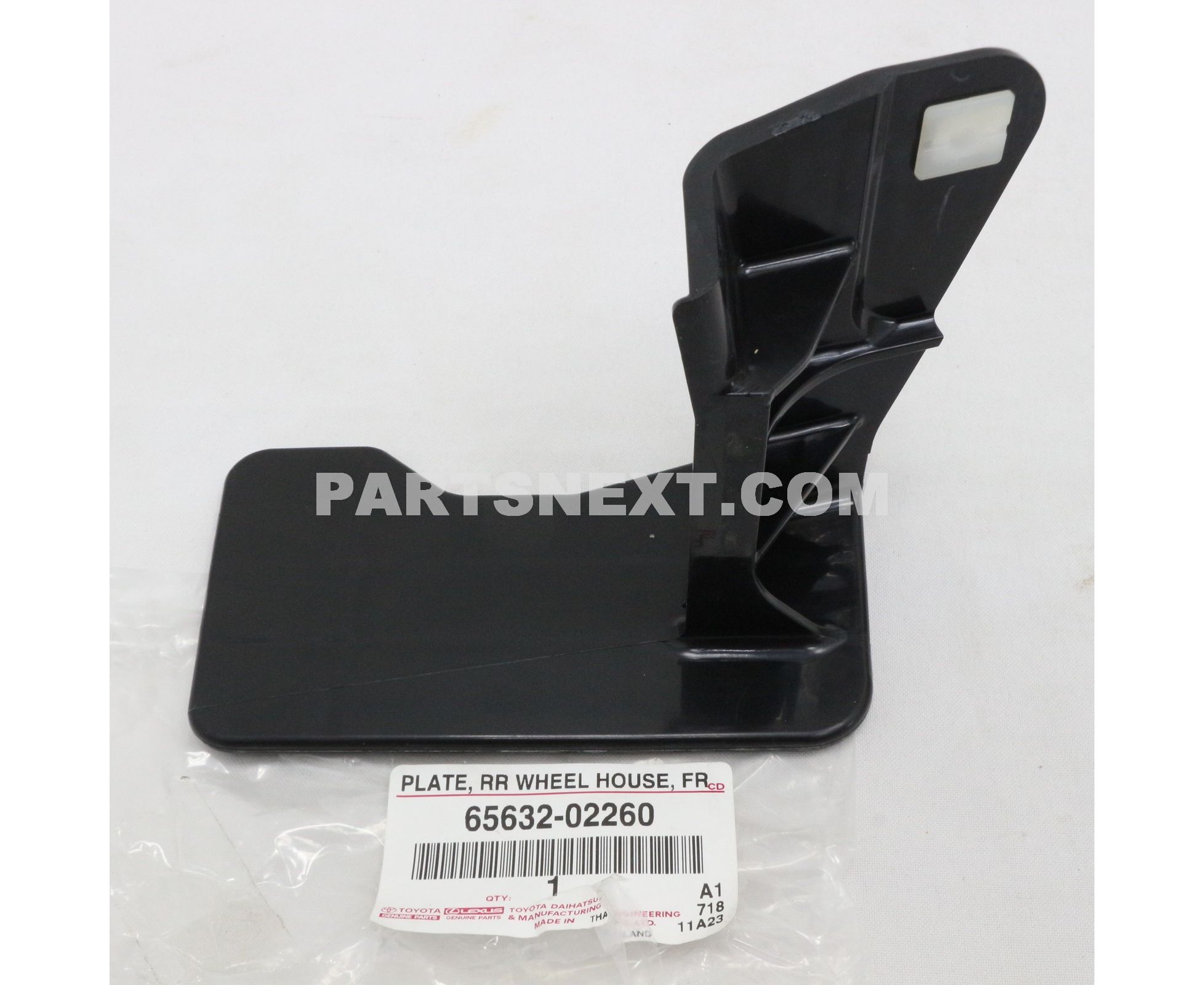 Toyota :: 65632-02260 PLATE, REAR WHEEL HOUSE, FRONT LH