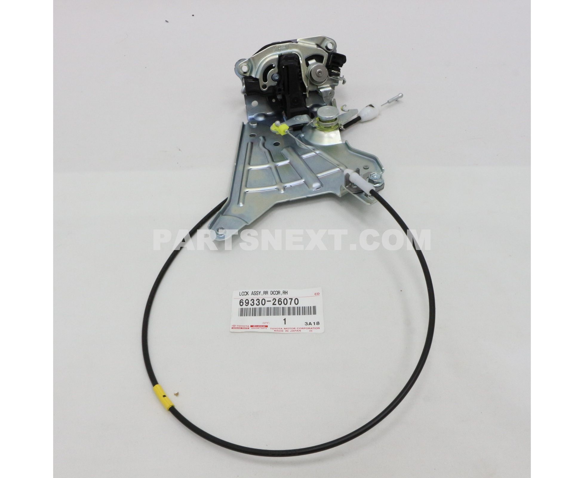 Toyota :: 69330-26070 LOCK ASSY SLIDE