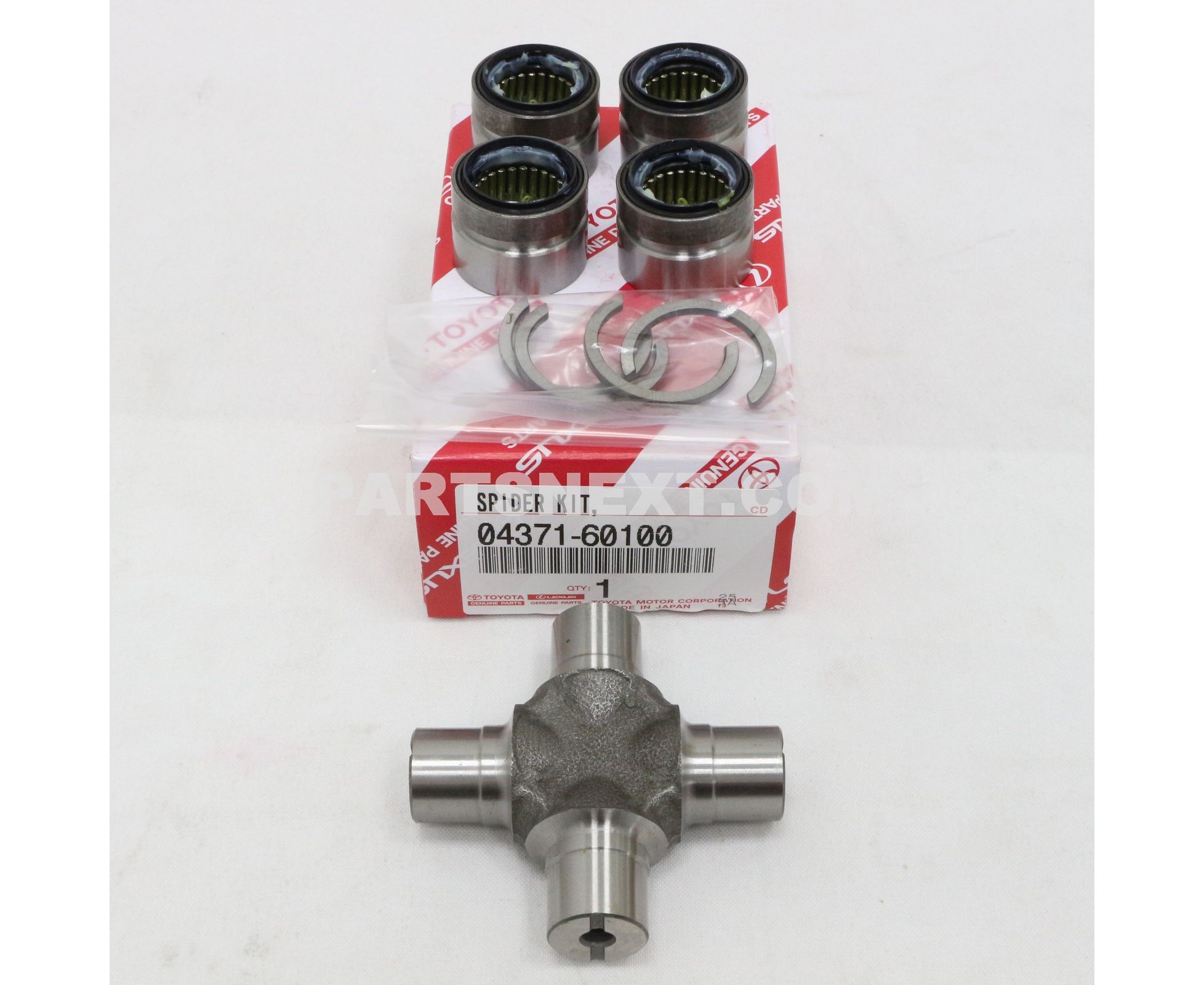 Toyota :: 04371-60100 SPIDER KIT, REAR PROPELLER SHAFT UNIVERSAL JOINT