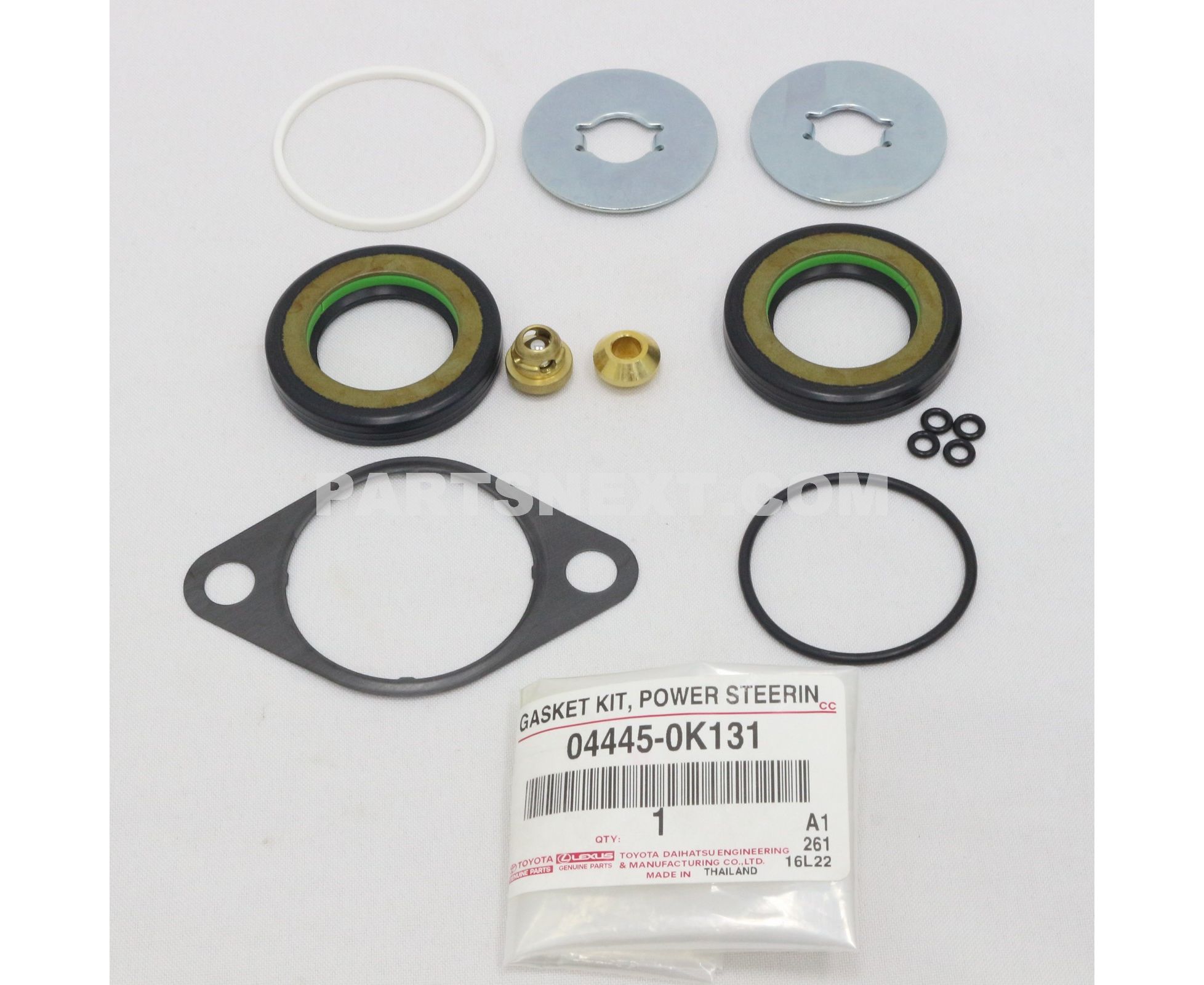 Toyota :: 04445-0K131 GASKET KIT, POWER STEERING GEAR(FOR RACK & PINION)