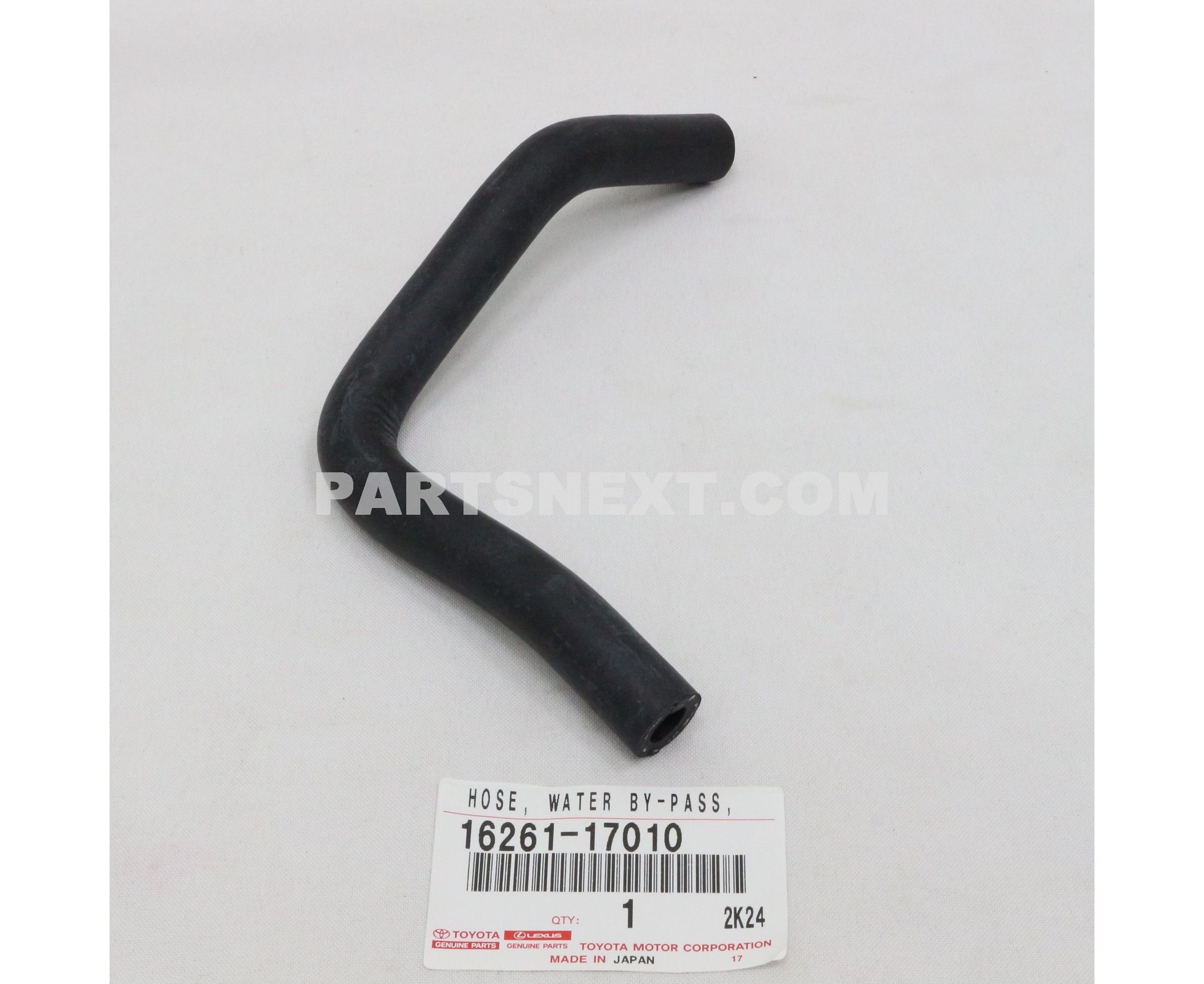 Toyota :: 16261-17010 HOSE, WATER BY-PASS