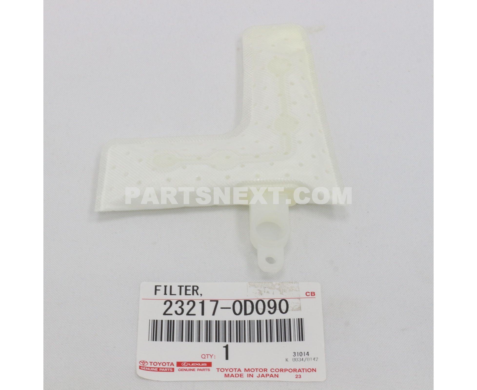 Toyota :: 23217-0D090 FILTER, FUEL PUMP