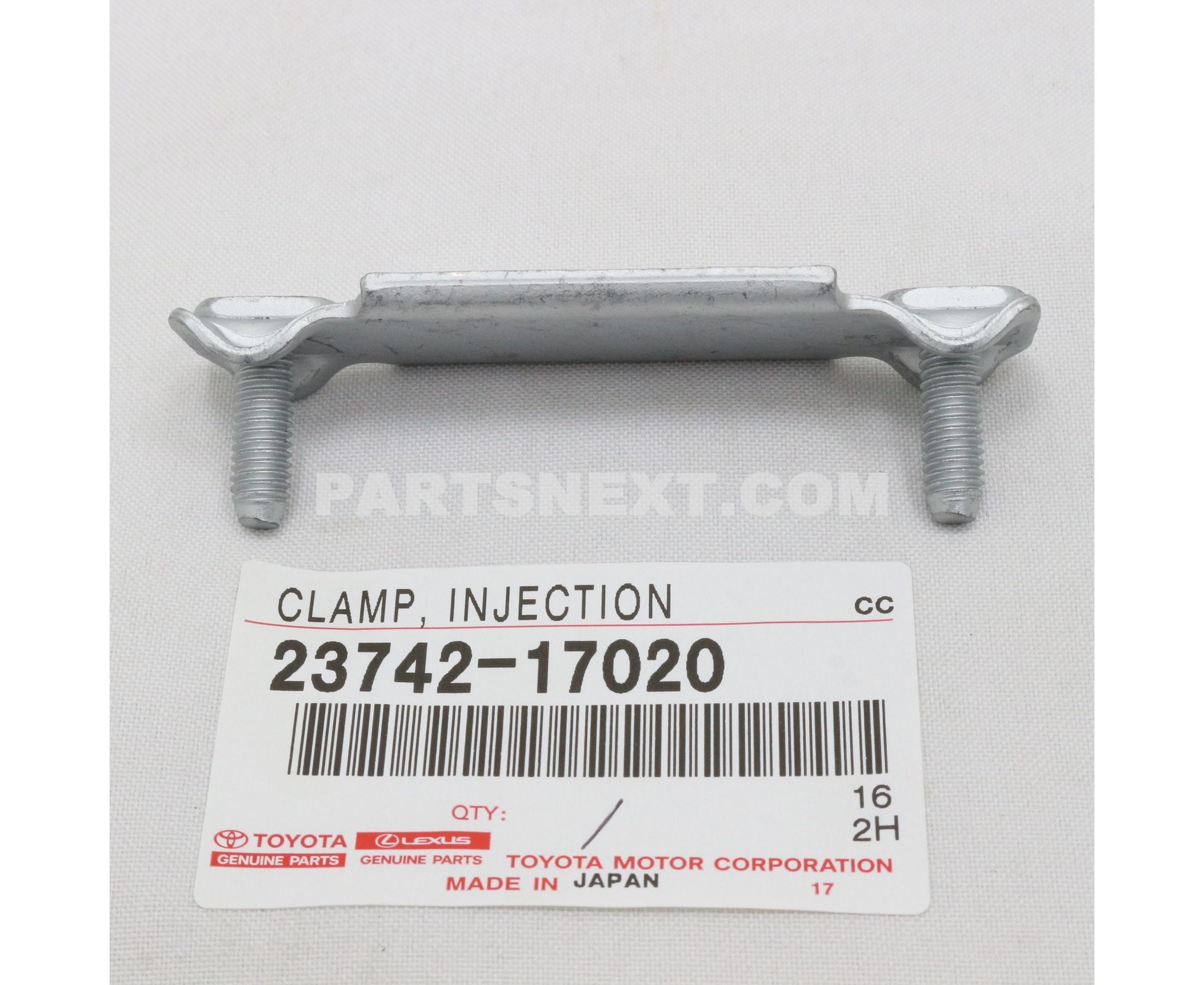 Toyota :: 23742-17020 CLAMP, INJECTION PIPE, NO.2