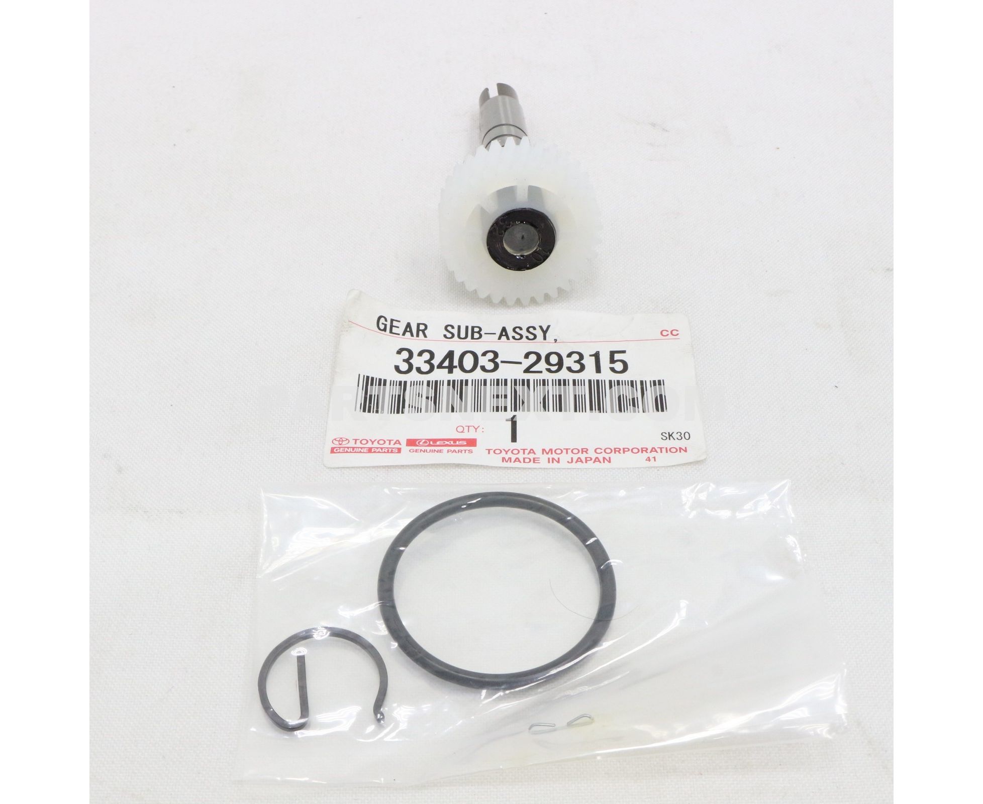 Toyota :: 33403-29315 GEAR SUB-ASSY, SPEEDOMETER DRIVEN (ATM)