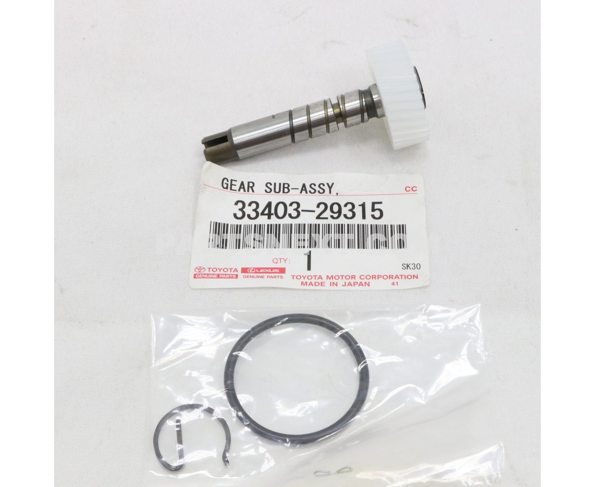 Toyota :: 33403-29315 GEAR SUB-ASSY, SPEEDOMETER DRIVEN (ATM)