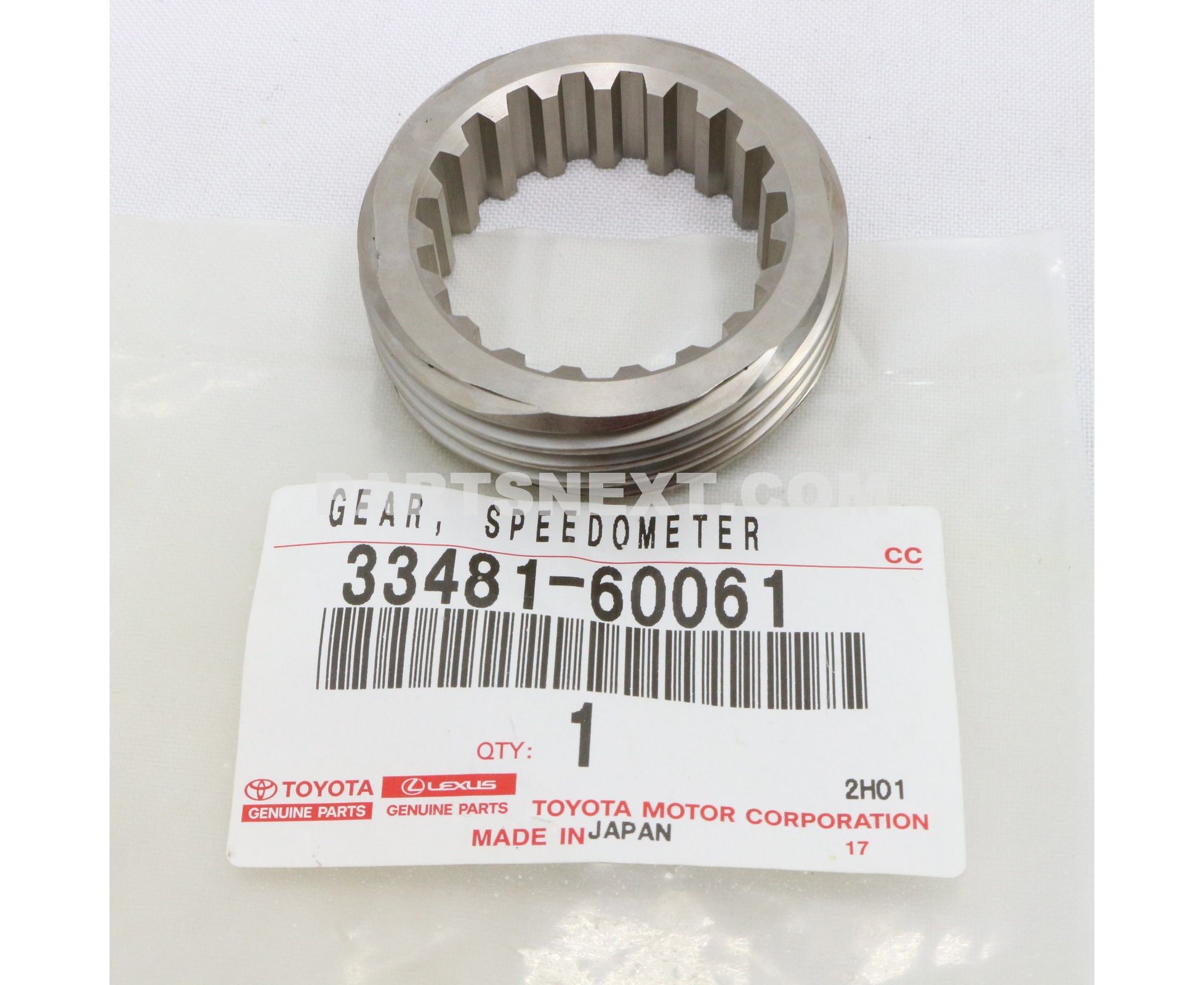 Toyota :: 33481-60061 GEAR, SPEEDOMETER DRIVE (FOR TRANSFER)