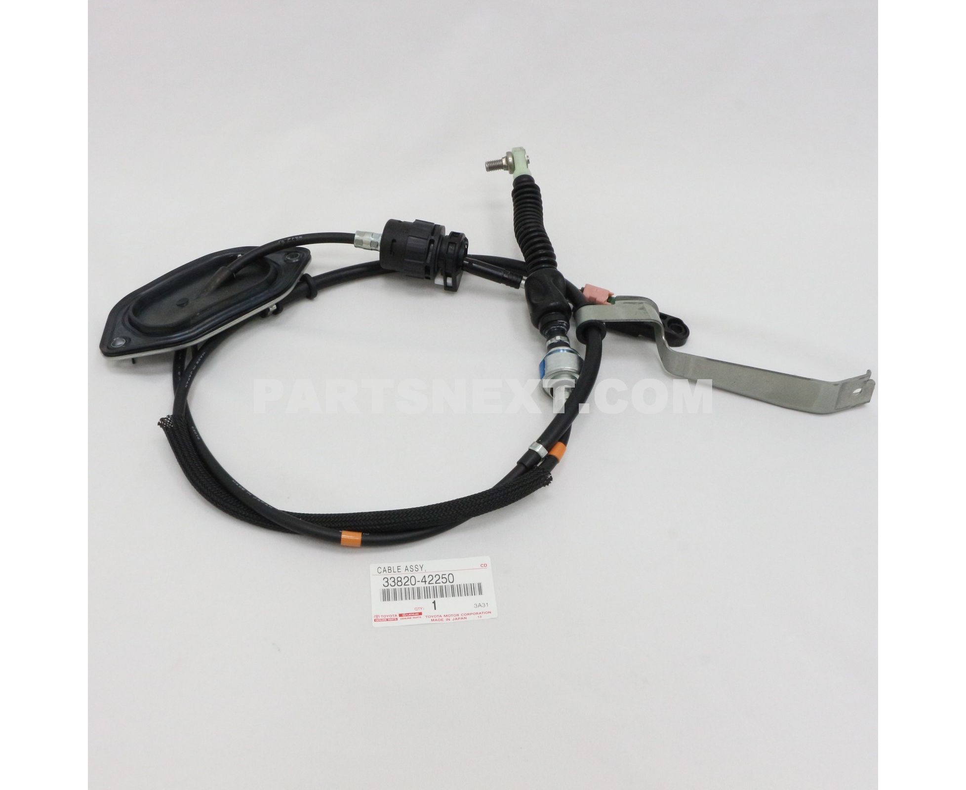Toyota :: 33820-42250 CABLE ASSY, TRANSMISSION CONTROL
