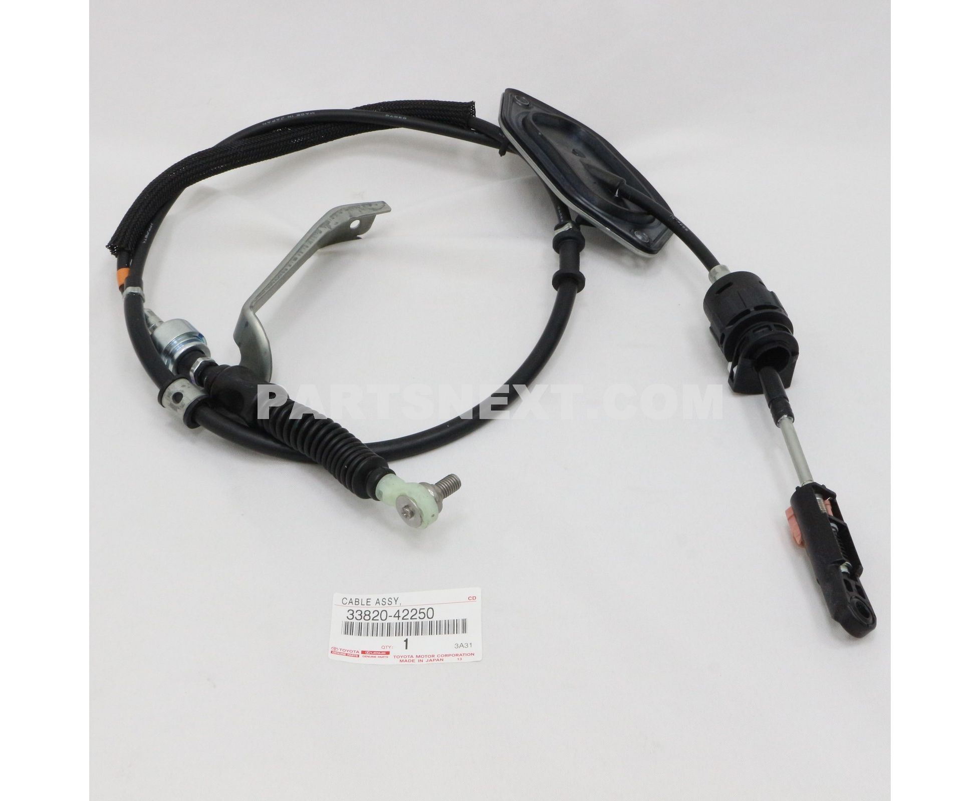 Toyota :: 33820-42250 CABLE ASSY, TRANSMISSION CONTROL
